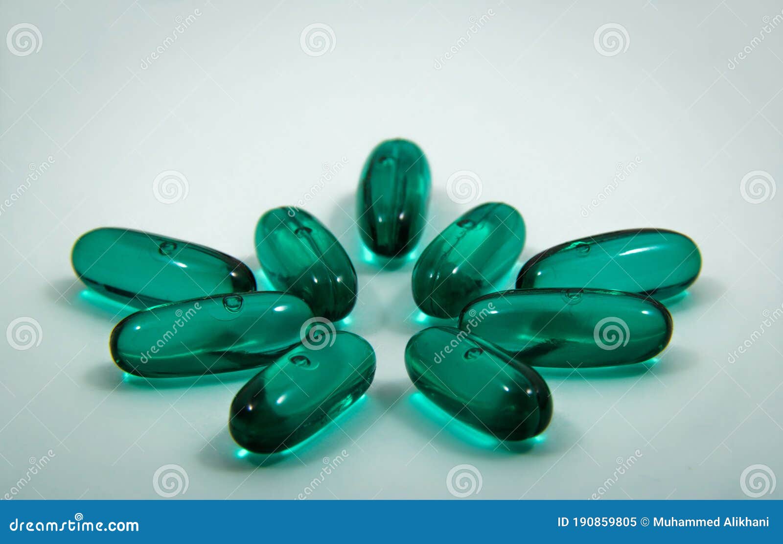 Colored Tablets and Capsules are Removed from the Package. Colored ...
