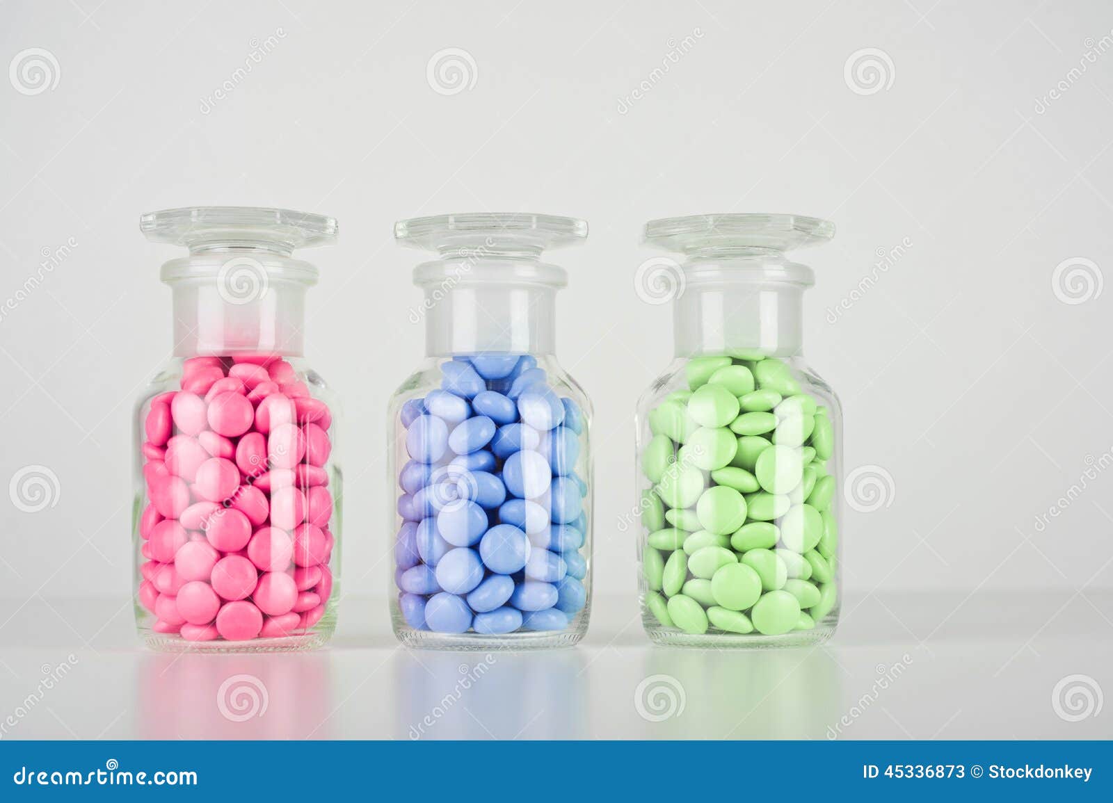 Colored tablets stock image. Image of hospital, drug - 45336873