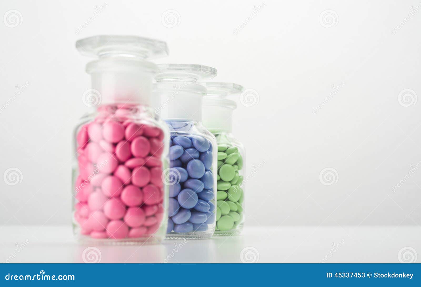 Colored tablets stock image. Image of tablets, glass - 45337453