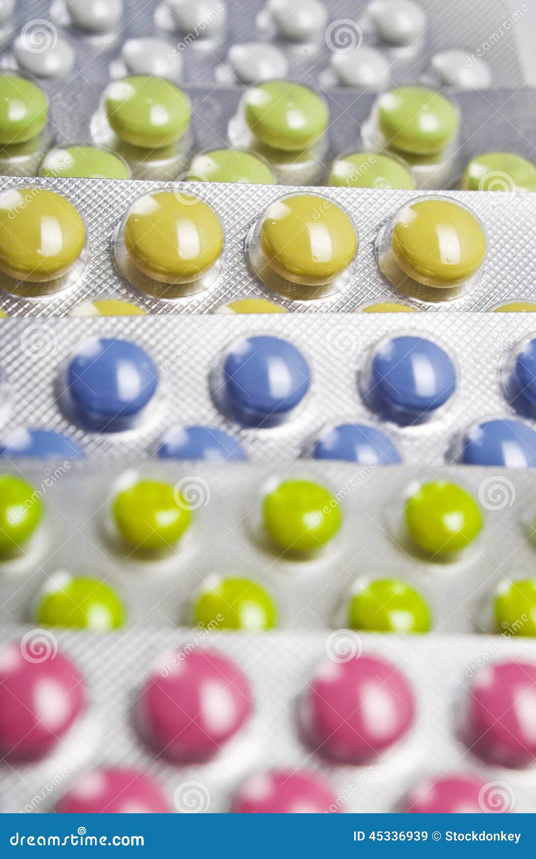 Colored tablets stock image. Image of tablets, industry - 45336939