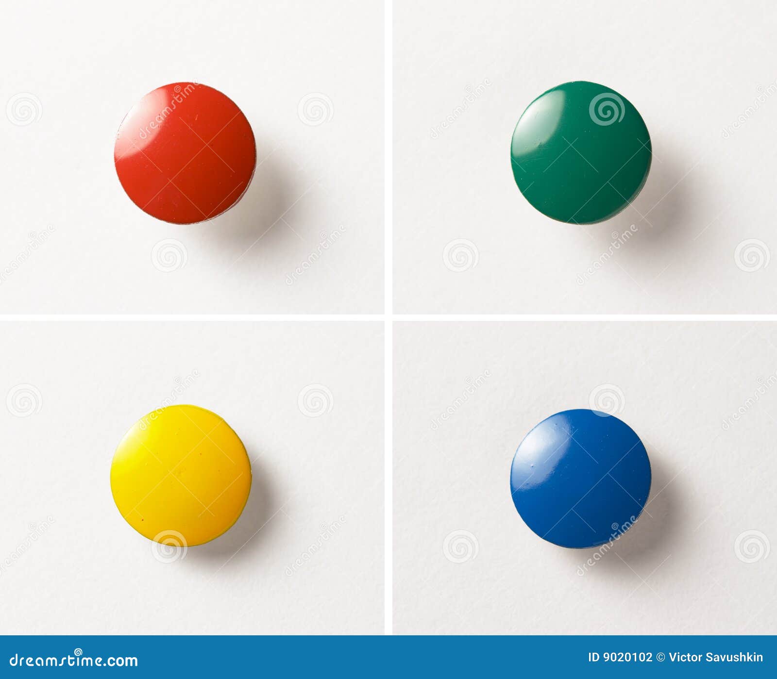 Colored tacks stock photo. Image of plastic, metal, colorful - 9020102