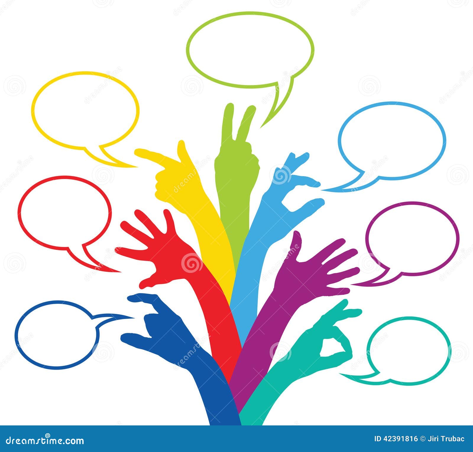 Teams Of Different Men, Adults, Children Pull The Rope In Different ...