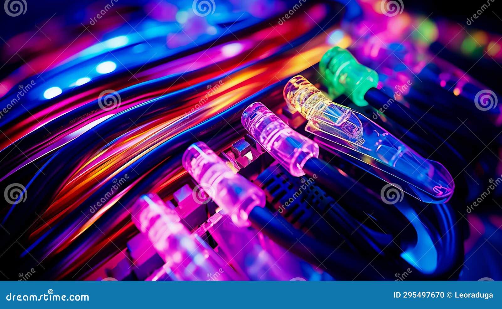 Colored Telecommunications Cables and Wires, at the Factory Stock ...