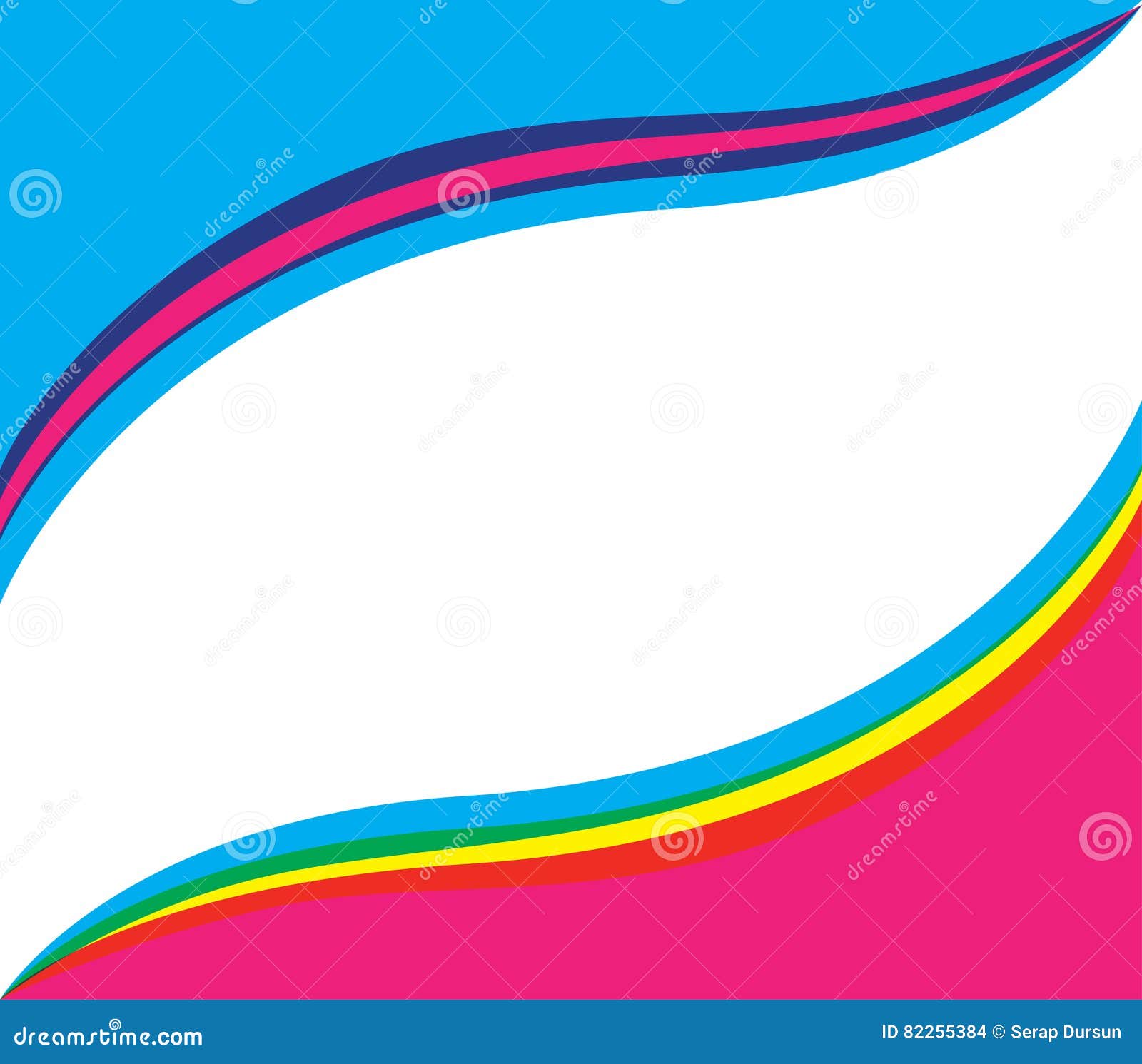 Colored Template Design stock vector. Illustration of element - 82255384