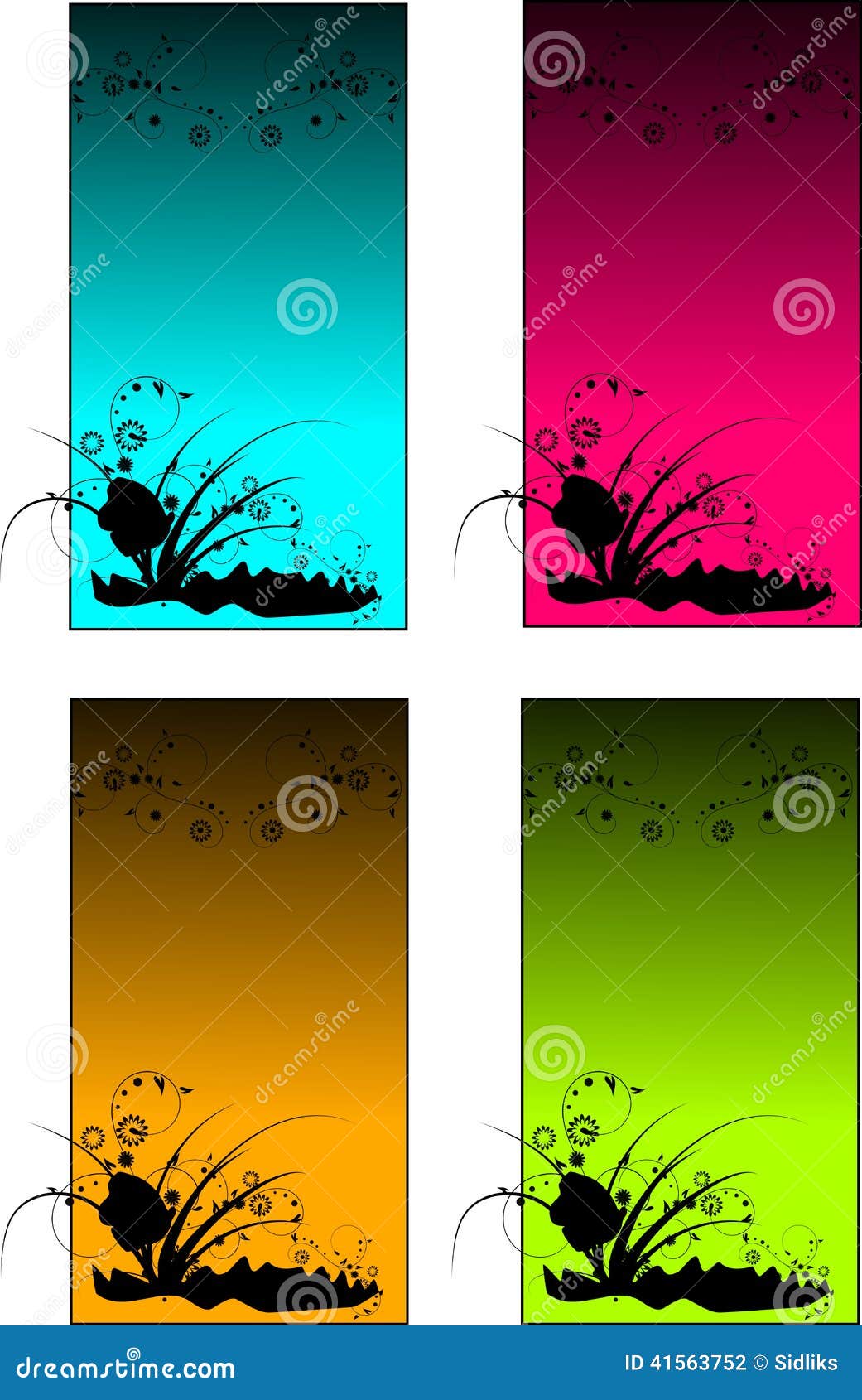 Colored templates stock illustration. Illustration of shadow - 41563752