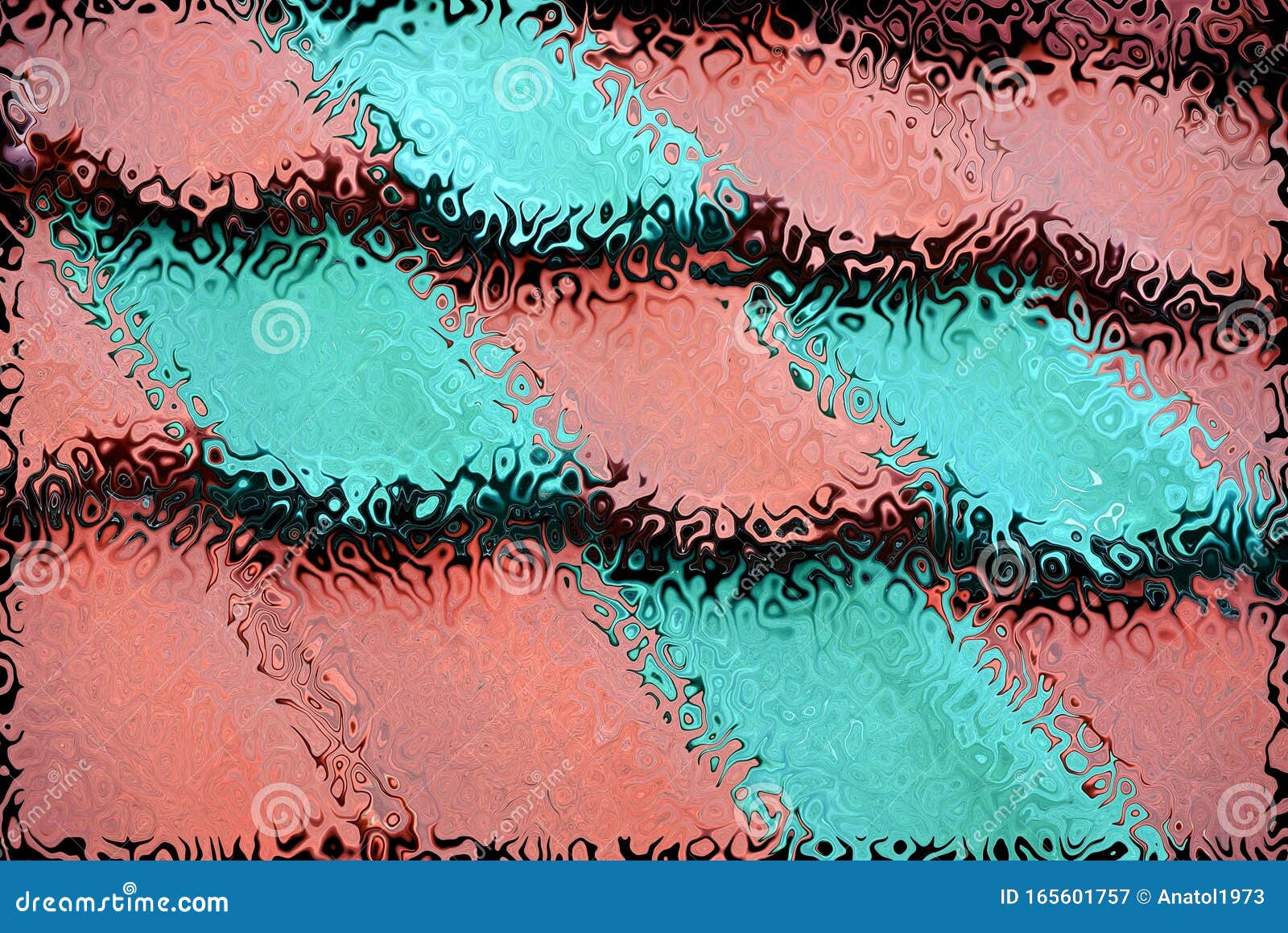 Colored Texture from Abstraction and Distortion with Colorful Spots ...