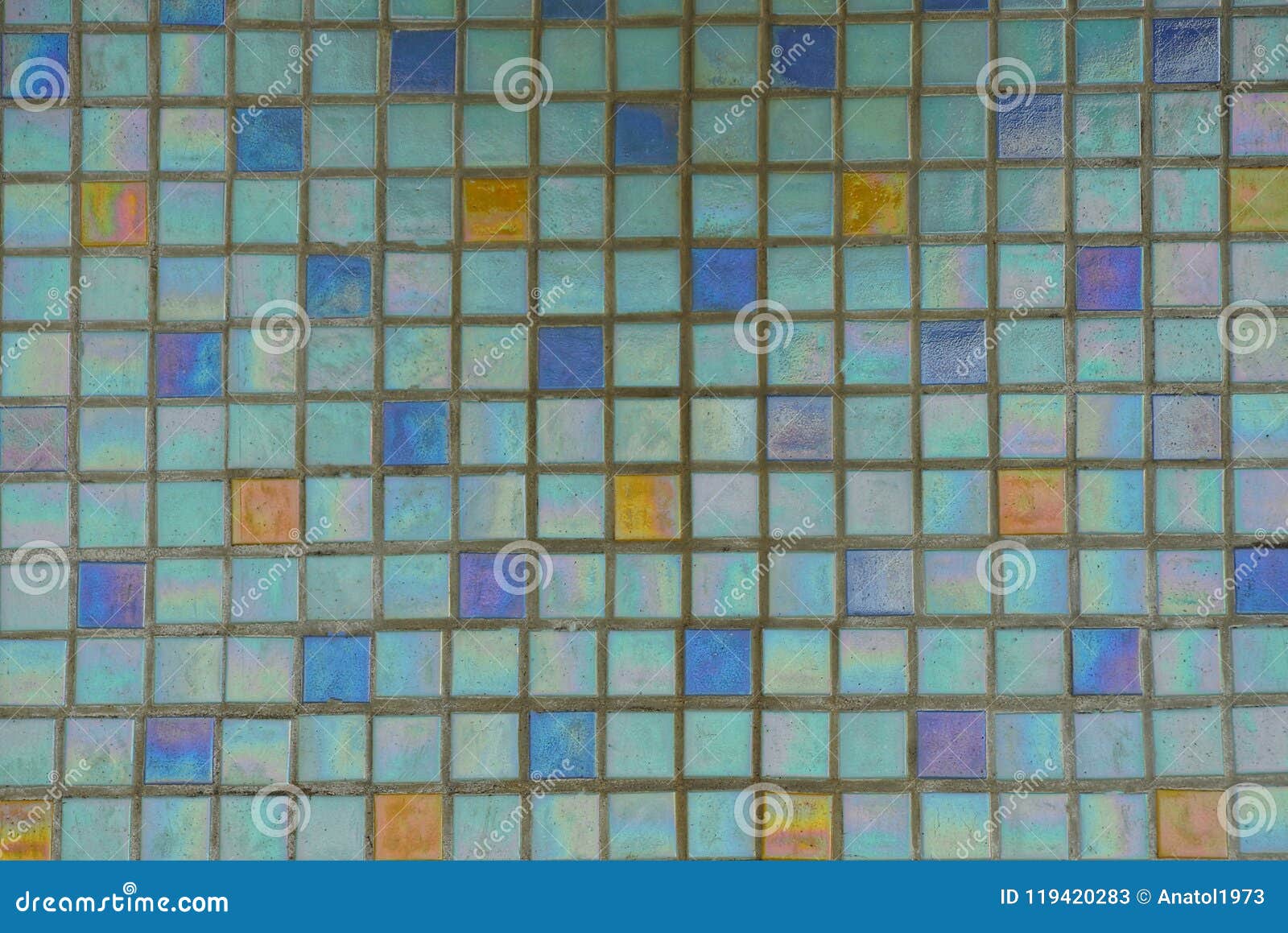 Colored Texture of Fine Ceramic Square Tiles on the Wall Stock Image ...