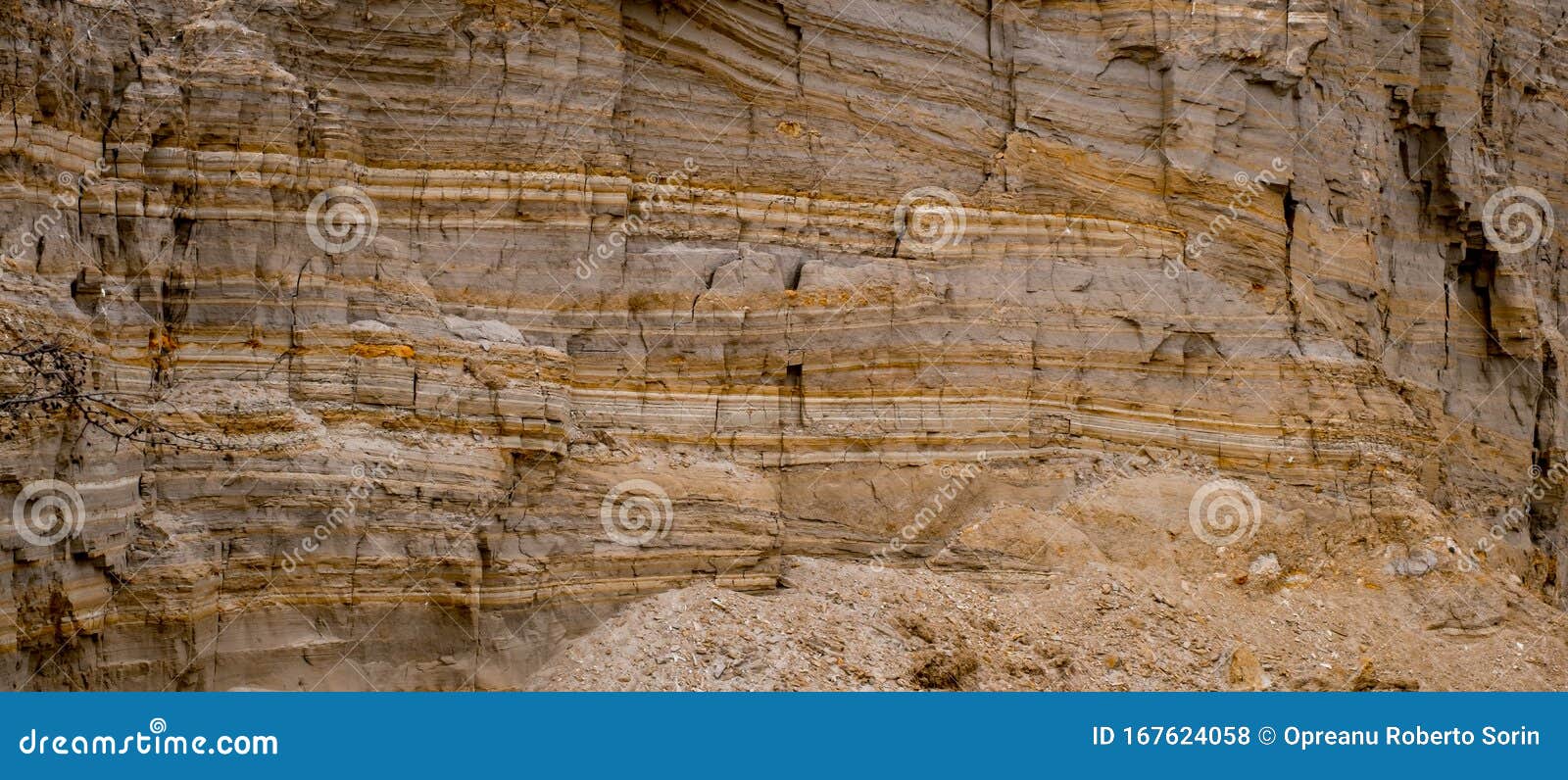 Colored Texture Layers of the Earth Stock Photo - Image of ground ...