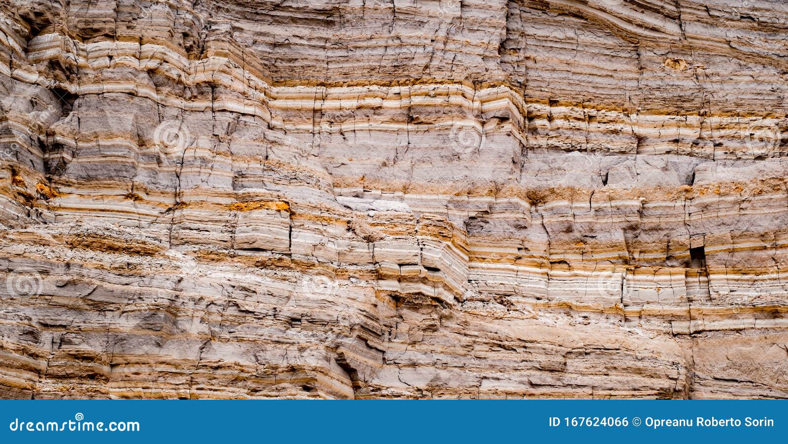 Colored Texture Layers of the Earth Stock Photo - Image of detail ...