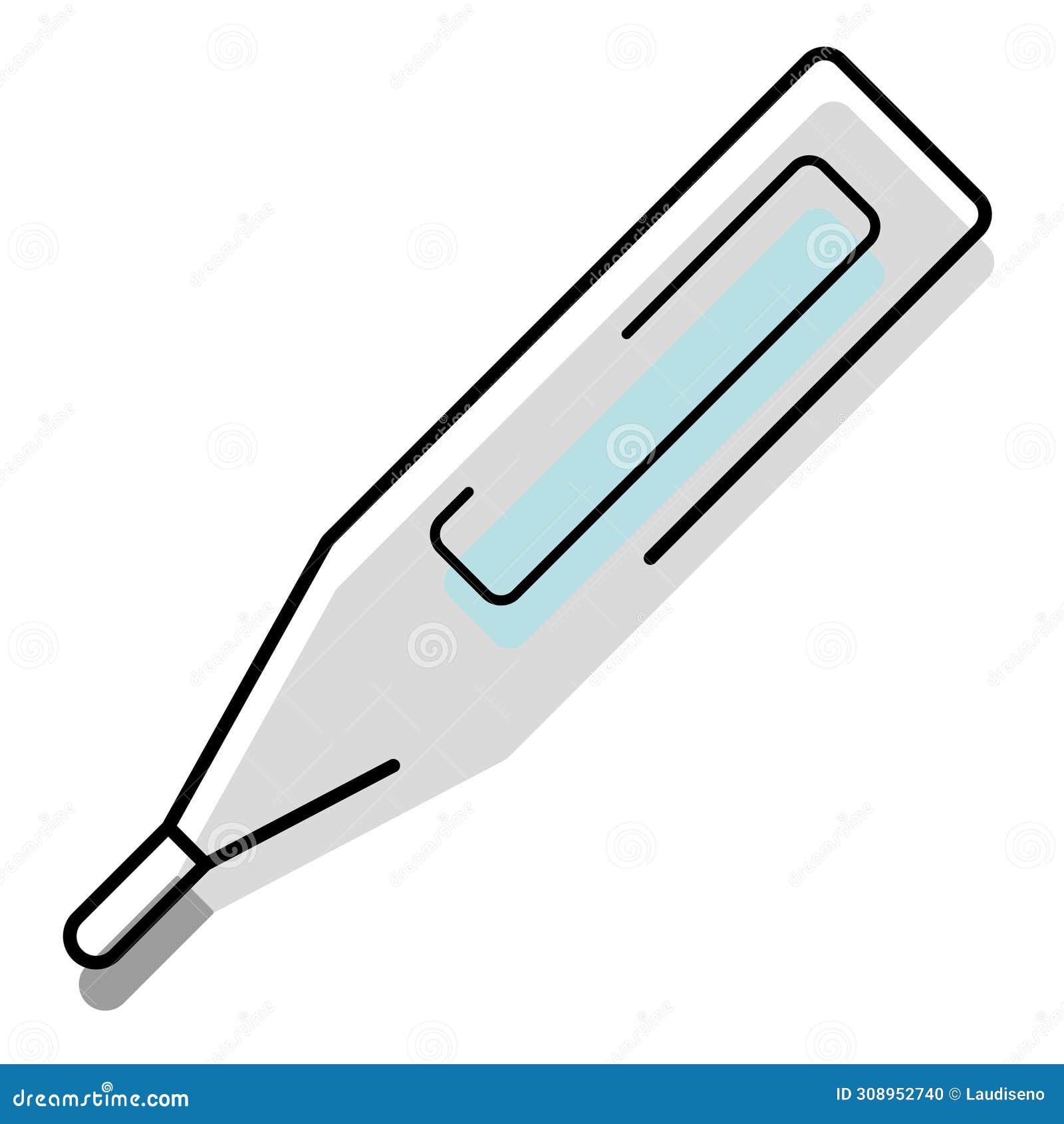 Colored Thermometer Medical Icon Vector Stock Vector - Illustration of ...