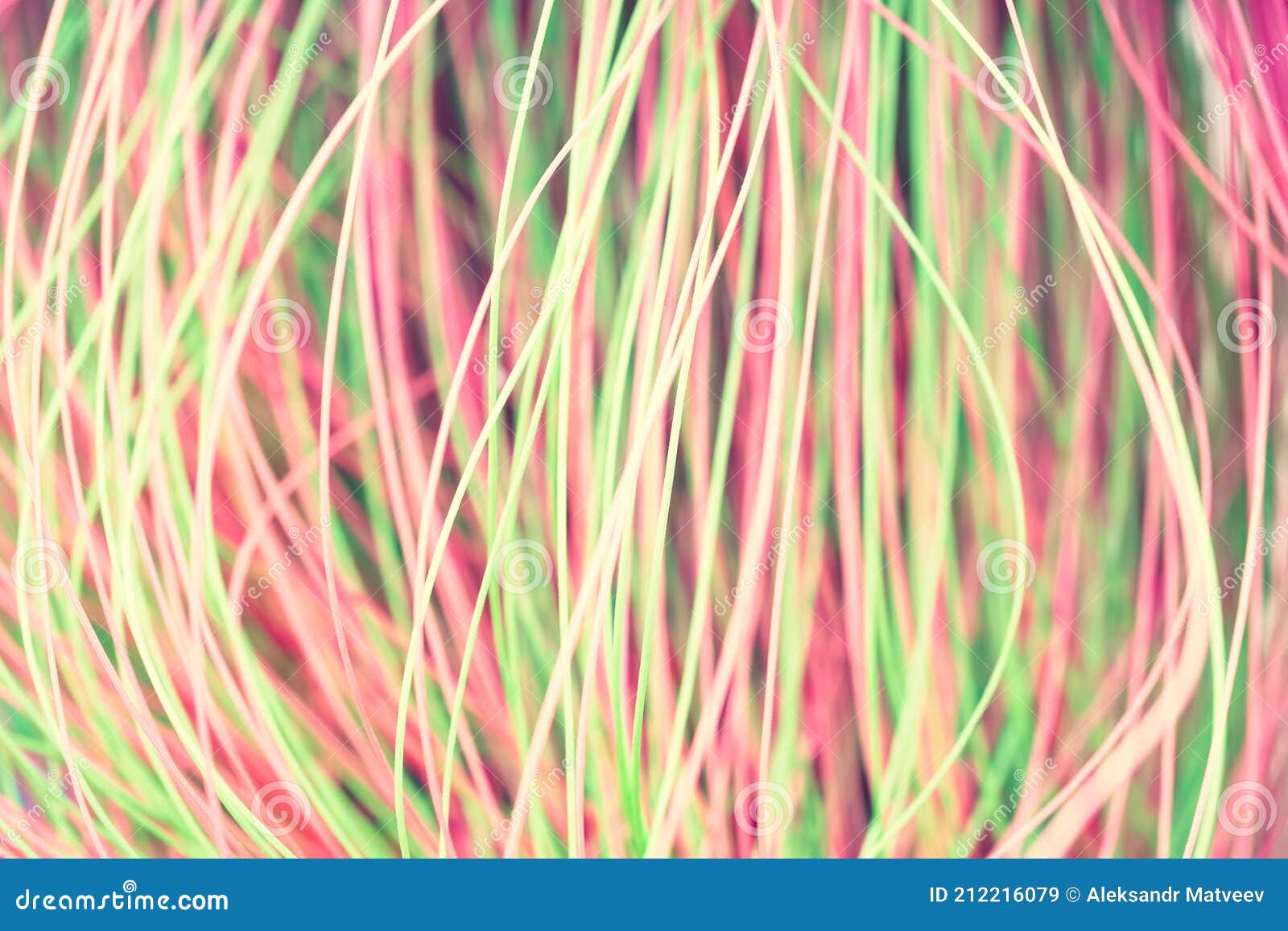 Colored Thin Wavy Threads Abstract Texture Background Stock Image ...