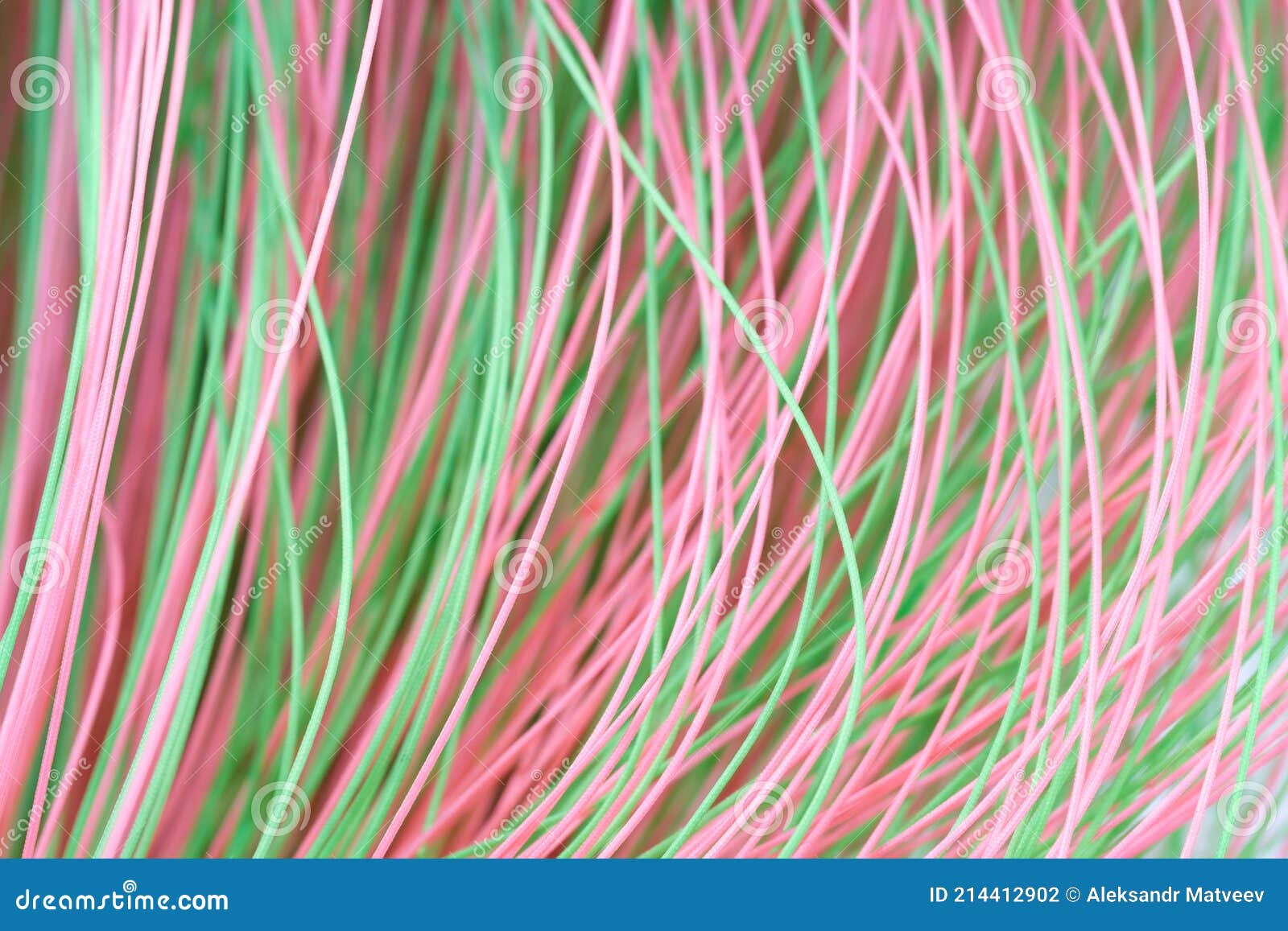 Colored Thin Wavy Threads Abstract Texture Background Stock Photo ...