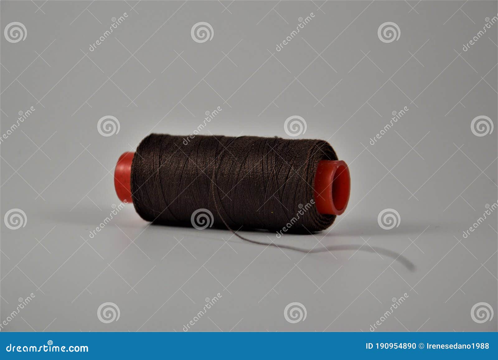 Colored Thread Coils on White Desk. Place for Text Stock Photo - Image ...