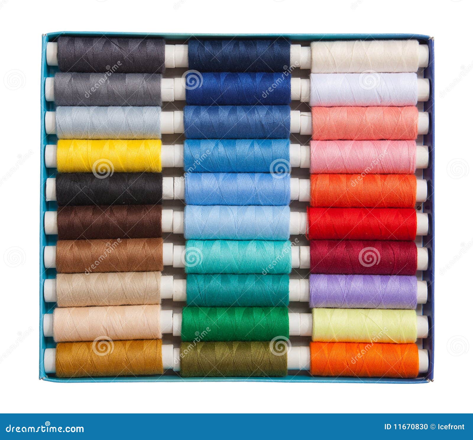 Colored threads stock photo. Image of color, macro, white - 11670830