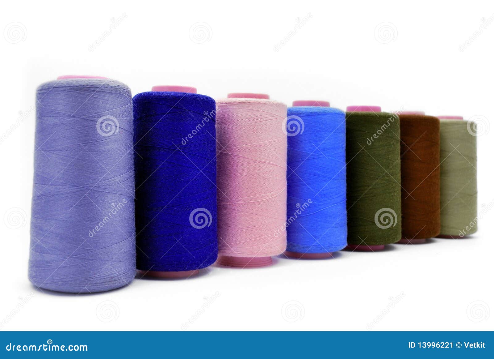 Colored threads stock image. Image of threads, spool - 13996221