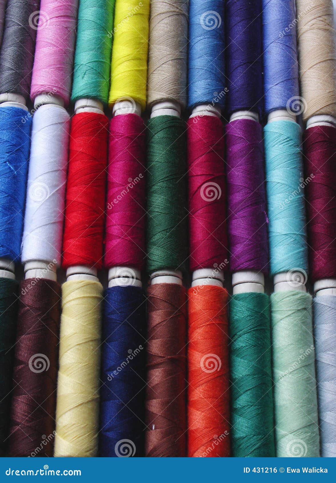 Colored threads stock photo. Image of cotton, colourful - 431216