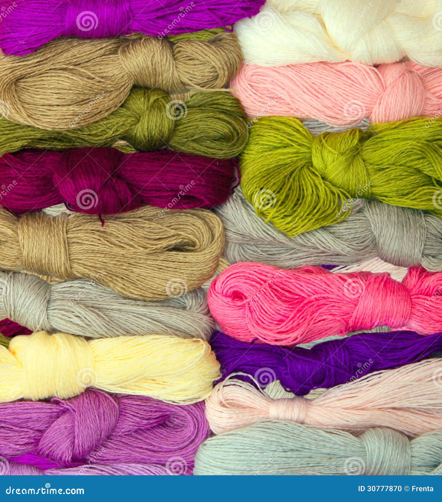 Colored Threads for Embroidery Stock Photo - Image of floss, closeup ...