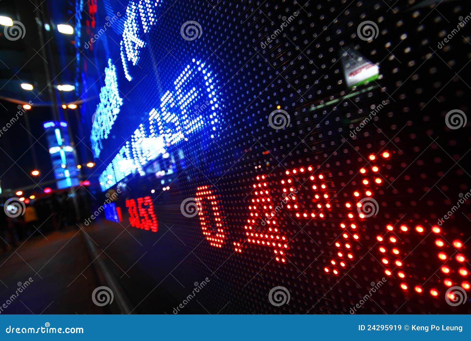 Colored ticker board stock image. Image of benefit, growth - 24295919