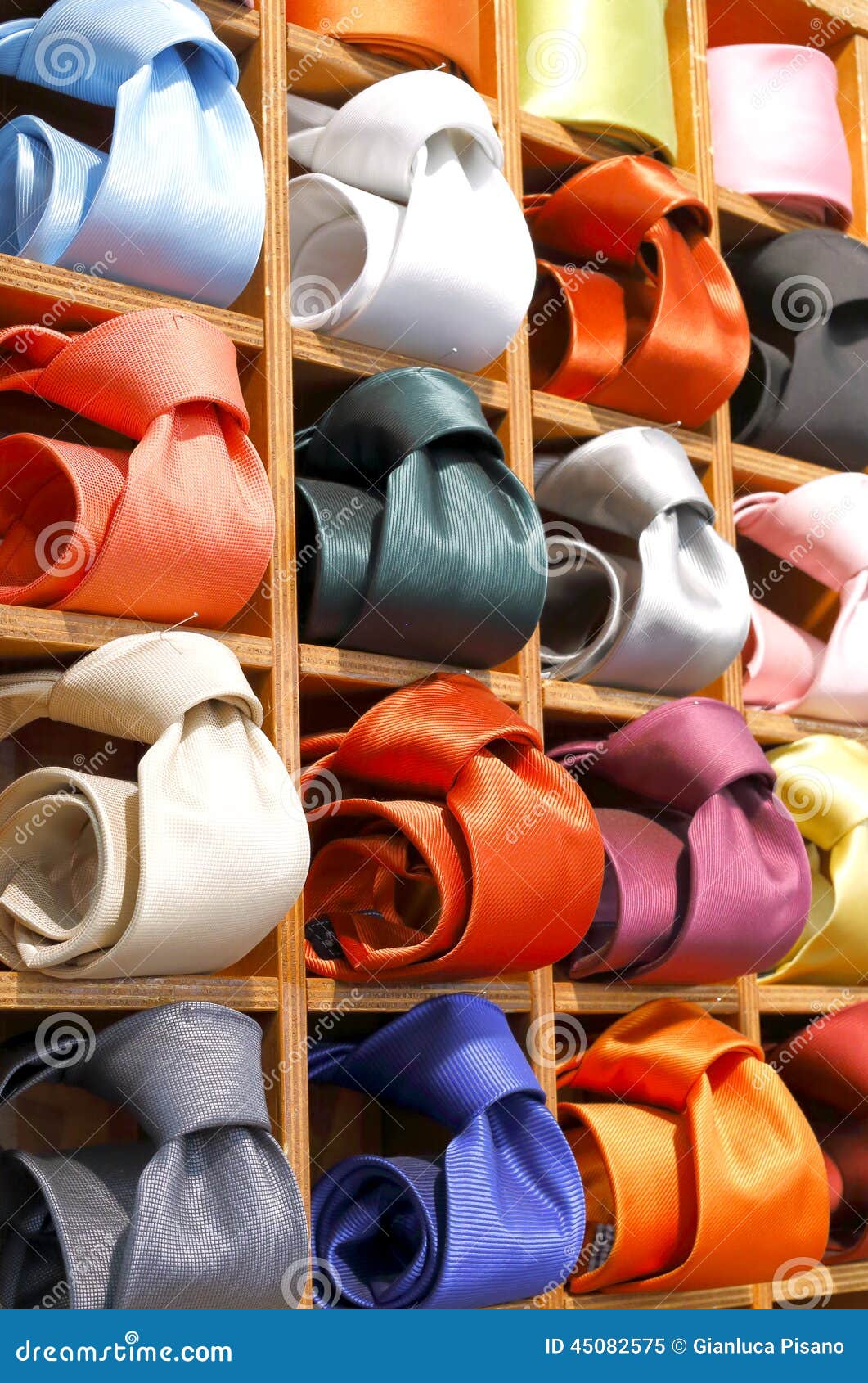 Colored ties stock image. Image of colored, assortited - 45082575