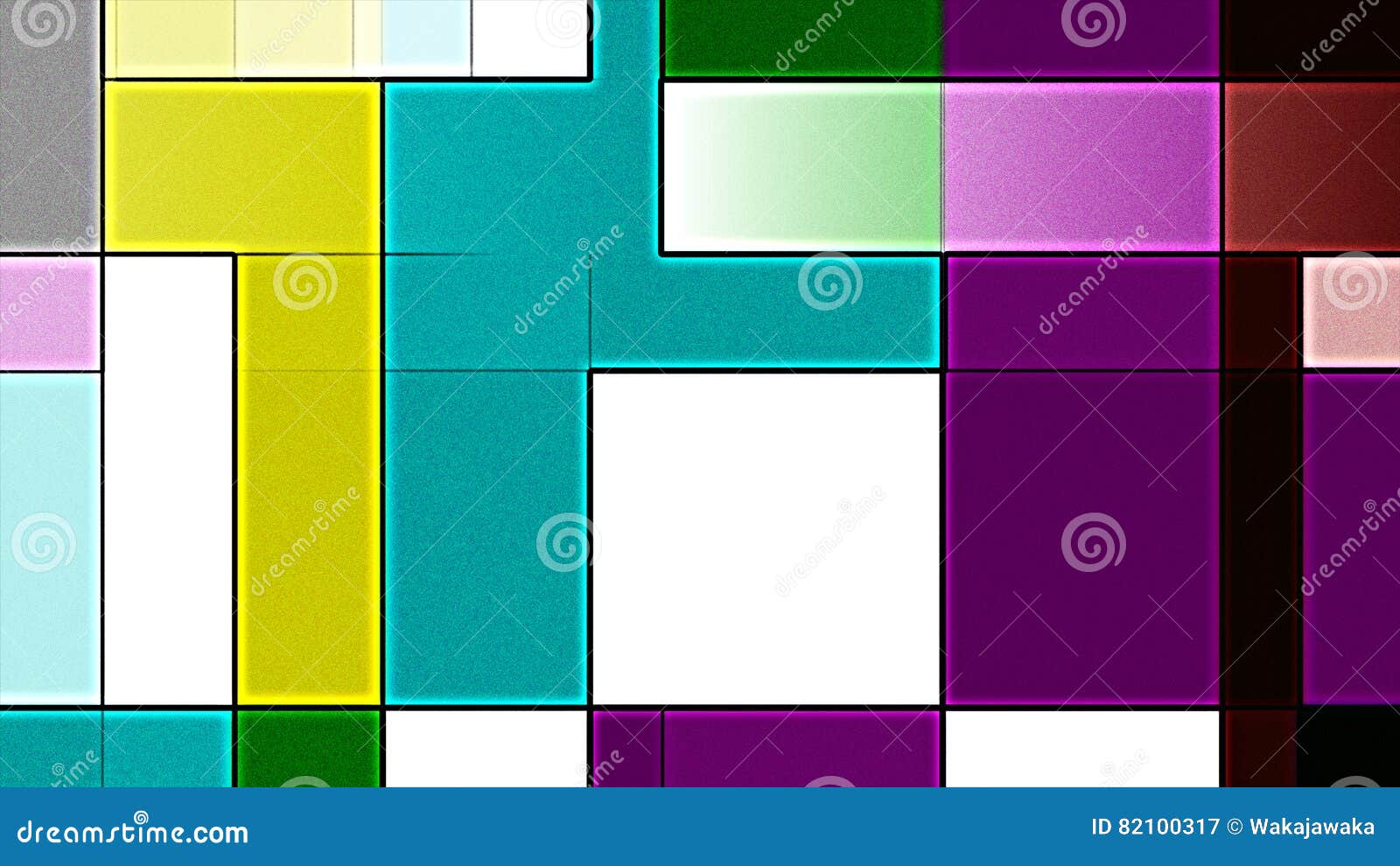 Colored Tile Abstract Background Stock Illustration - Illustration of ...