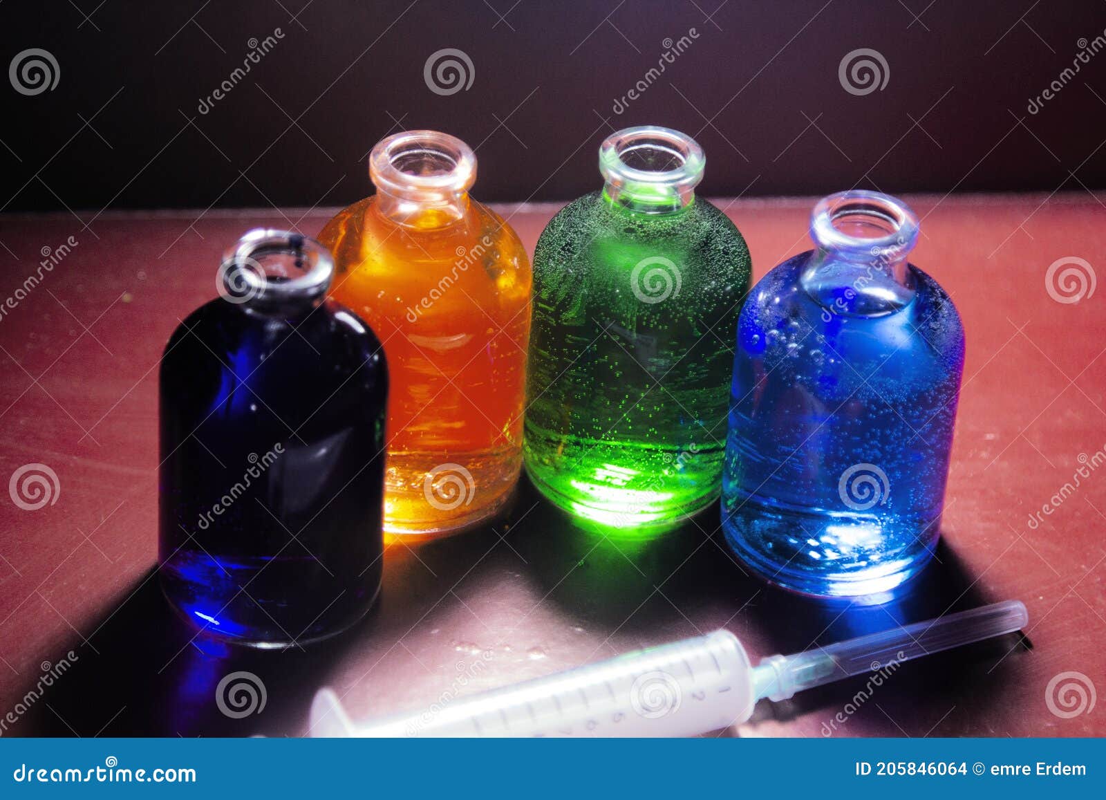 Colored Tiny Potion Bottles for Chemistry and Biology Experiment ...