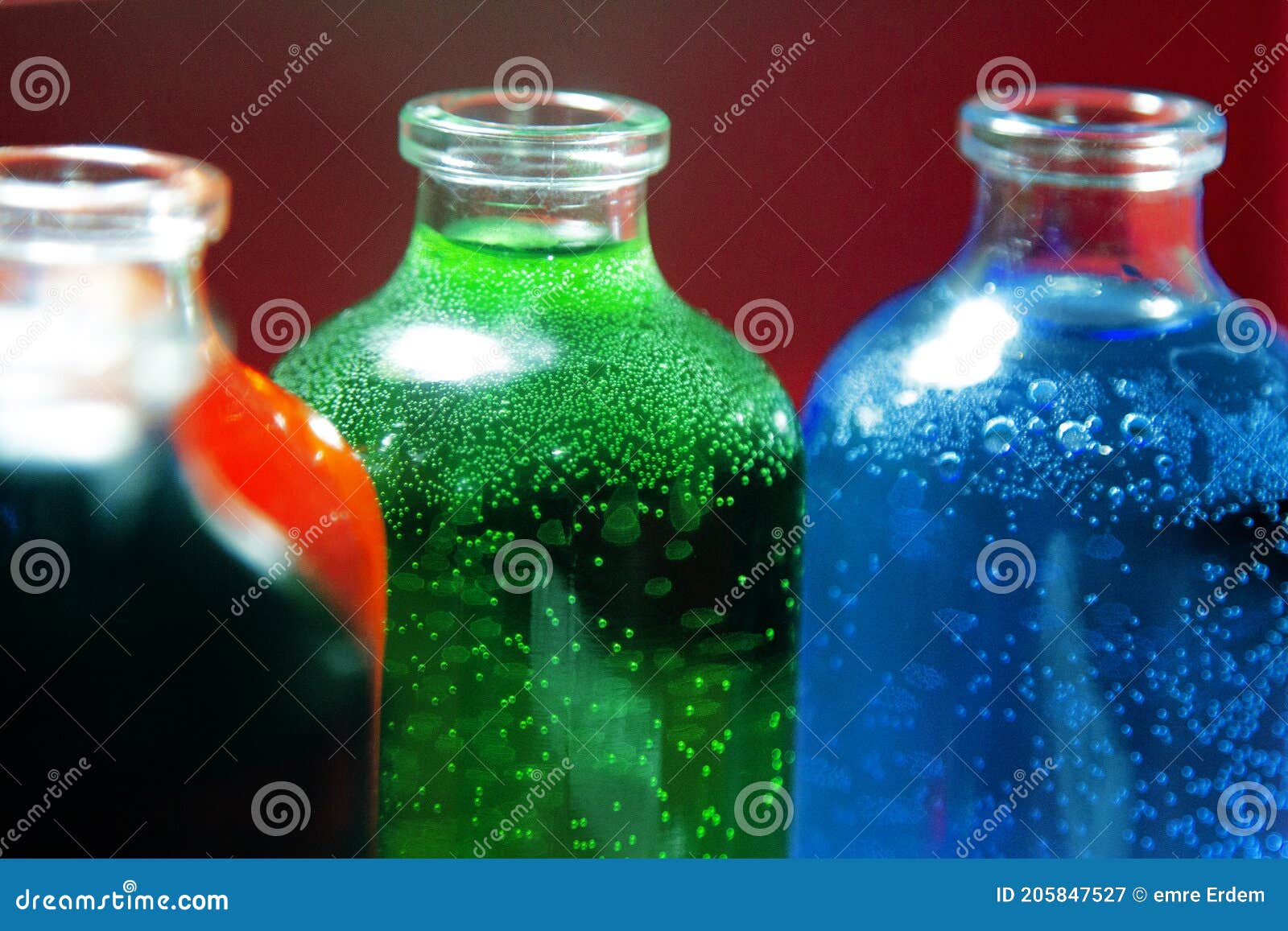 Colored Tiny Potion Bottles for Chemistry and Biology Experiment ...