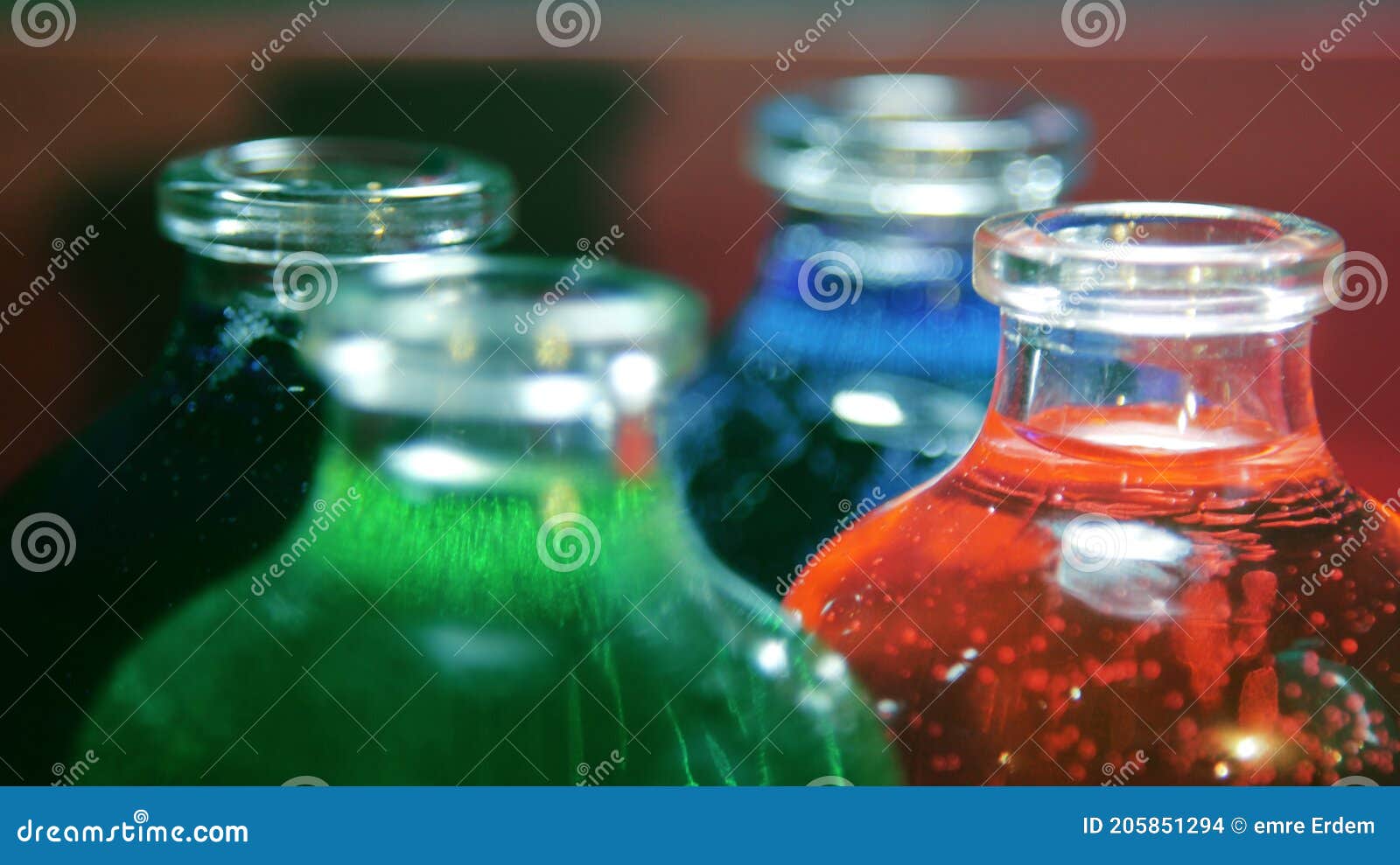 Colored Tiny Potion Bottles for Chemistry and Biology Experiment ...