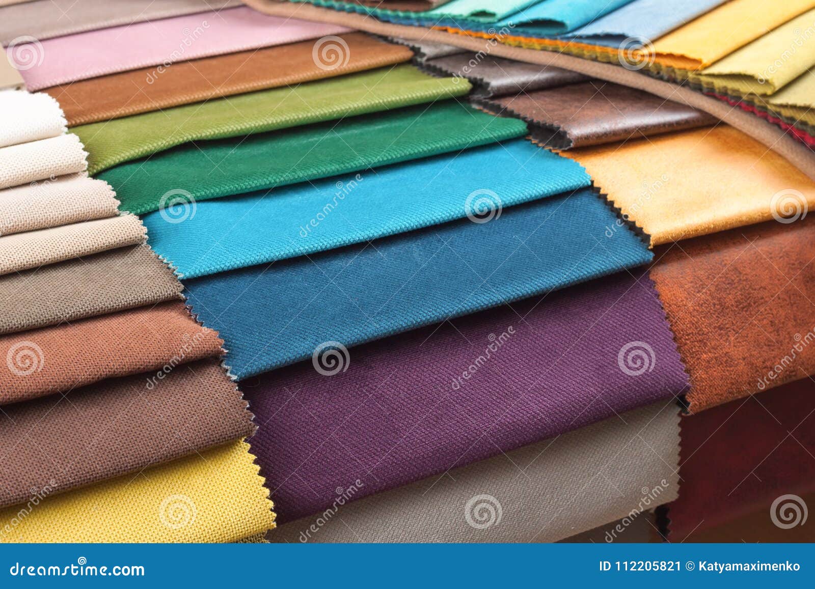 Colored tissue samples stock image. Image of palette - 112205821