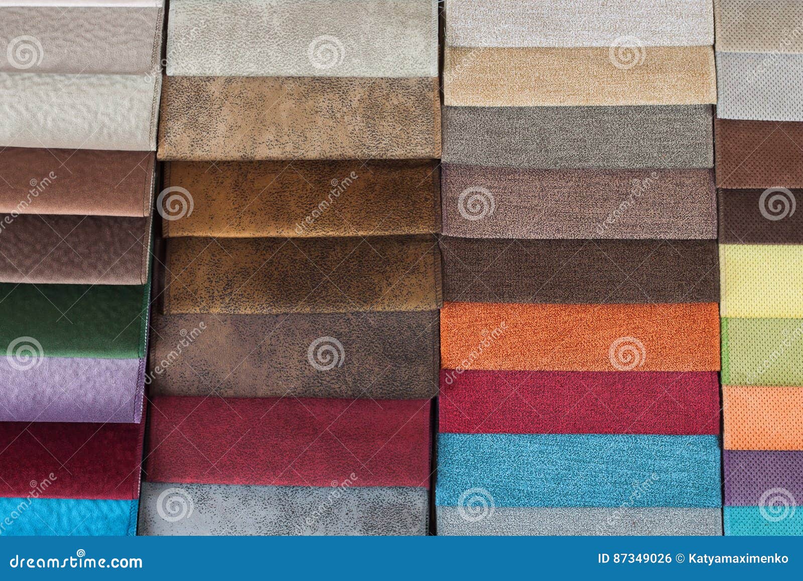 Colored tissue samples stock photo. Image of fabric, fashion - 87349026
