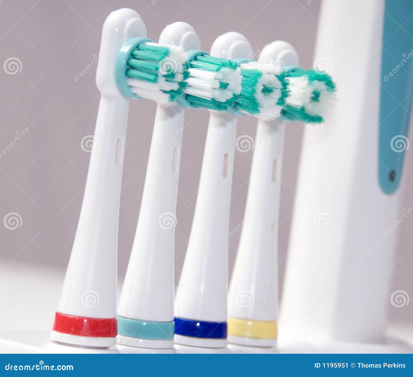 Colored Toothbrushes stock image. Image of toothbrush - 1195951