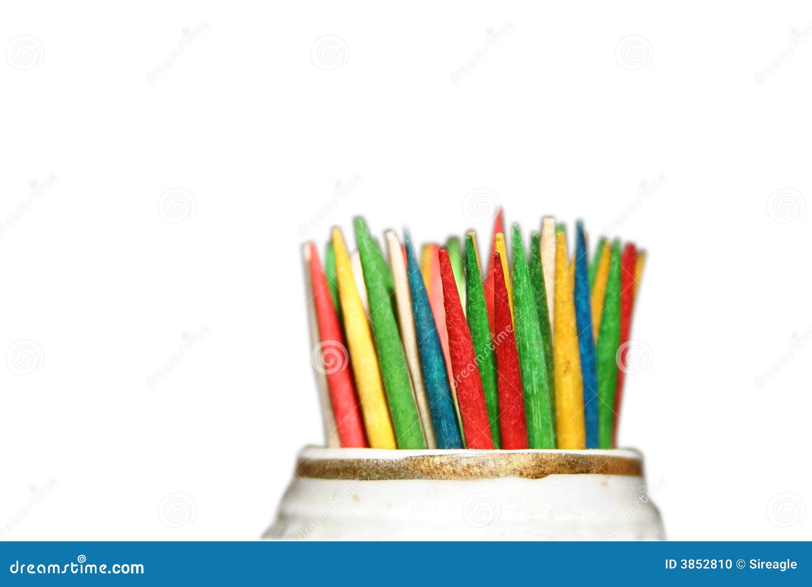 Colored Toothpicks stock photo. Image of pointy, colorful - 3852810