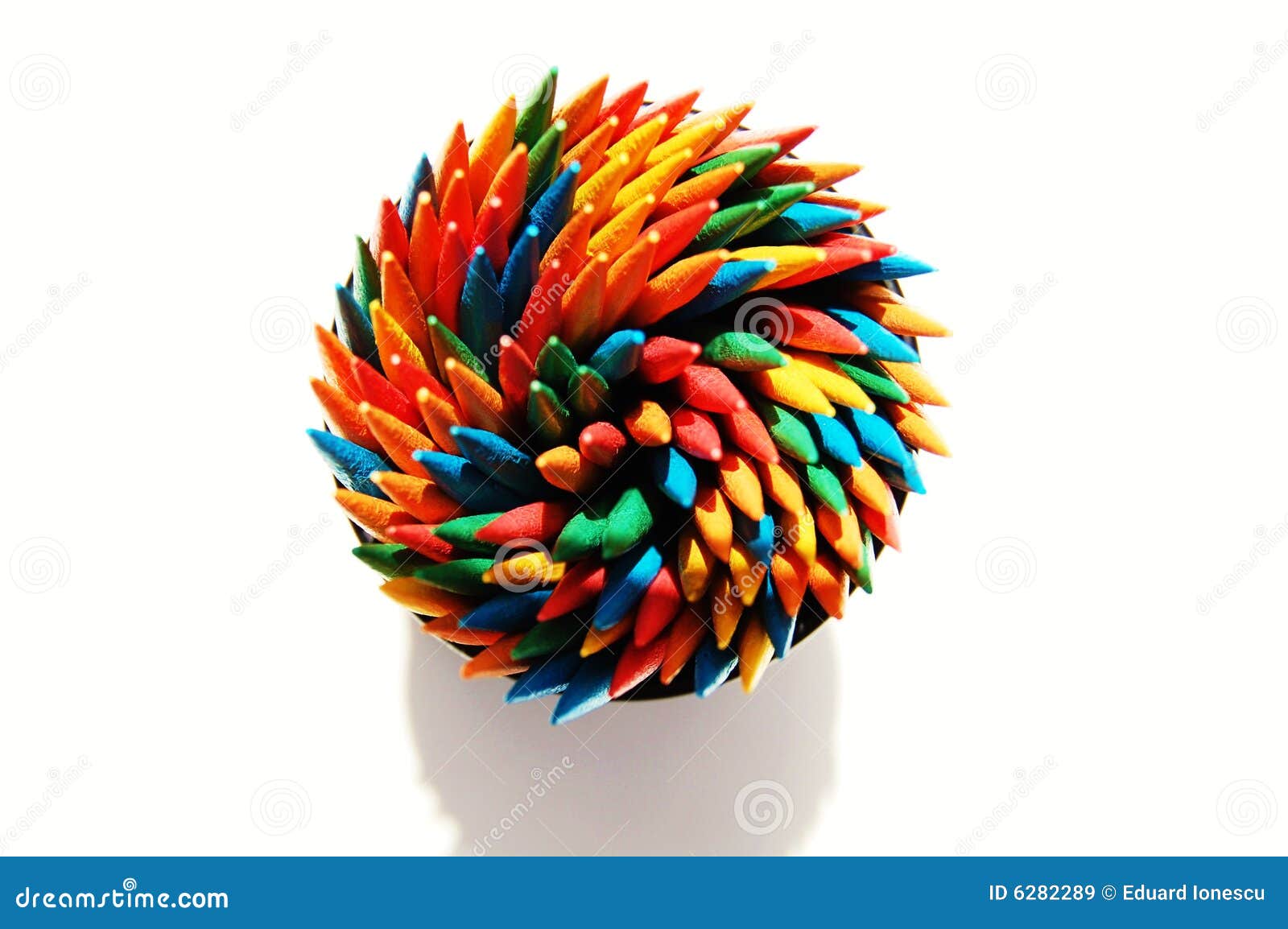 Colored toothpicks stock image. Image of mouth, dentist - 6282289