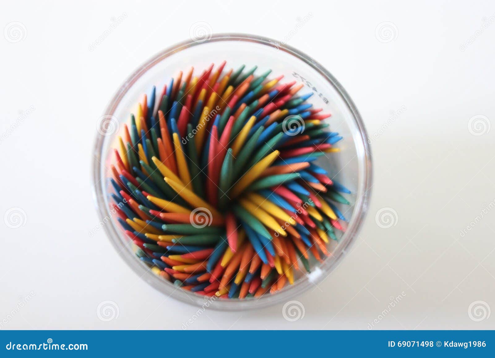 Colored Toothpicks stock photo. Image of toothpicks, sunset - 69071498