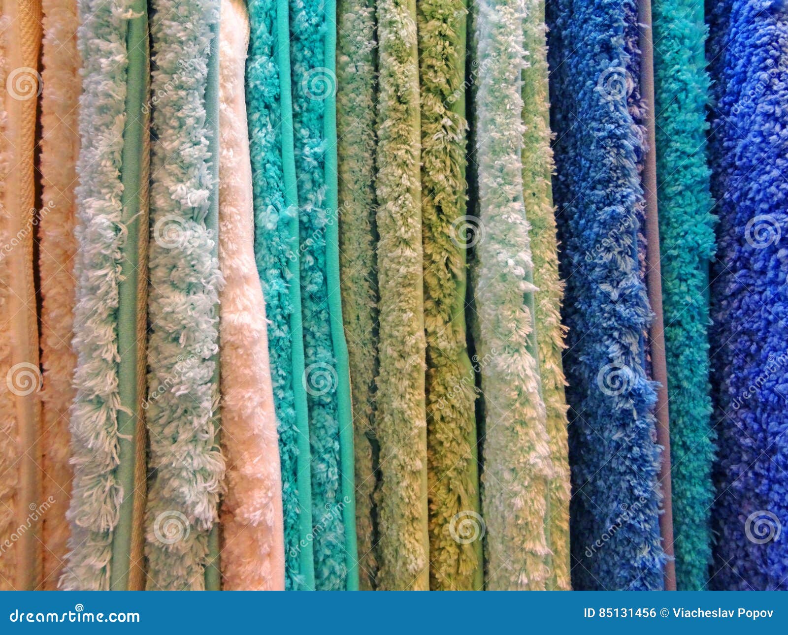 The colored towels. stock photo. Image of clothing, fluffy - 85131456