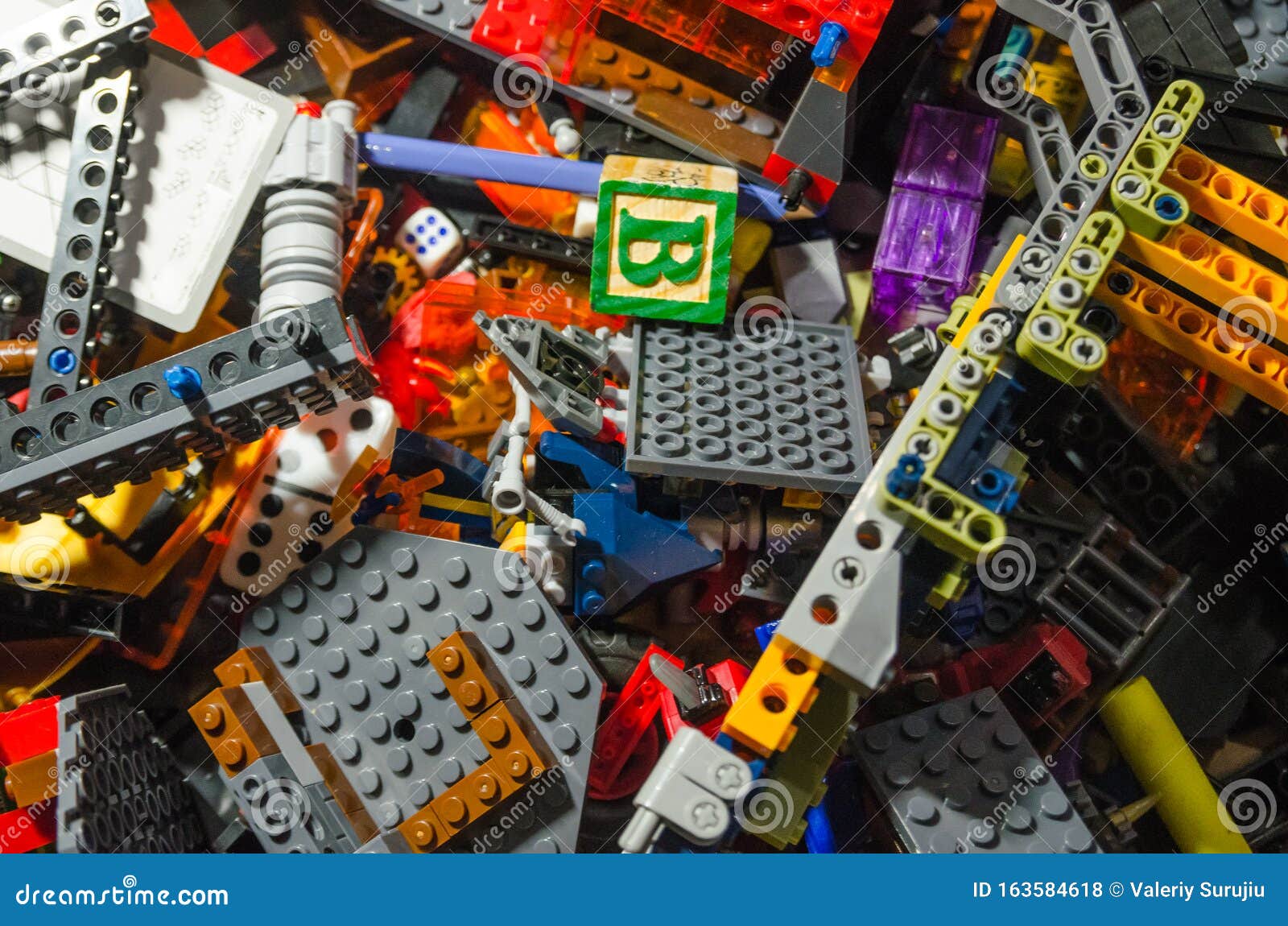 Colored toy bricks stock photo. Image of colored, detail - 163584618