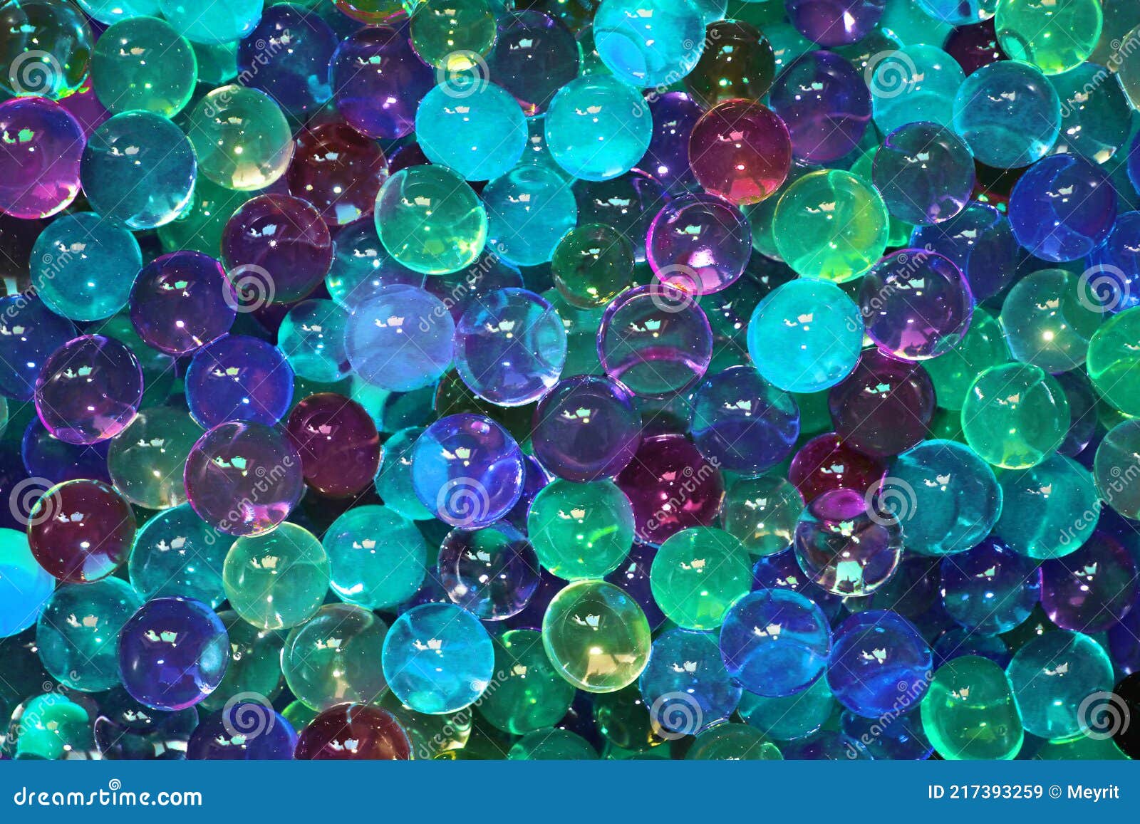 Colored Transparent Beads of Hydrogel As Background Stock Image - Image ...