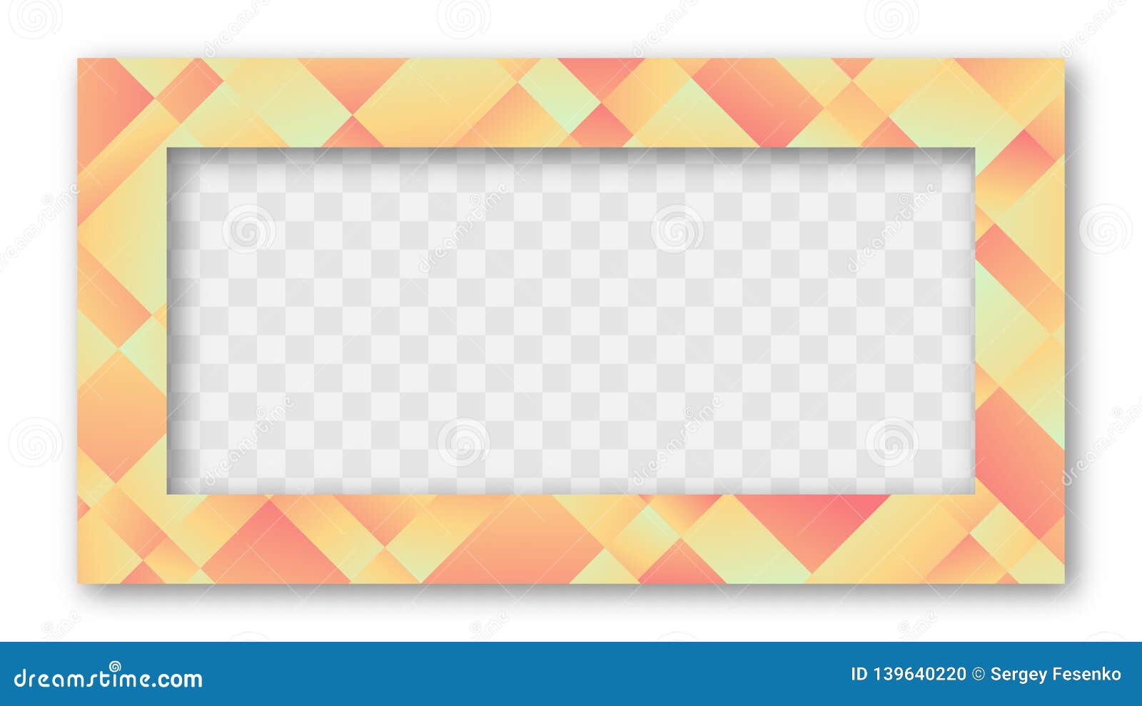 Colored Trendy Gradient Frame Stock Vector - Illustration of geometric ...