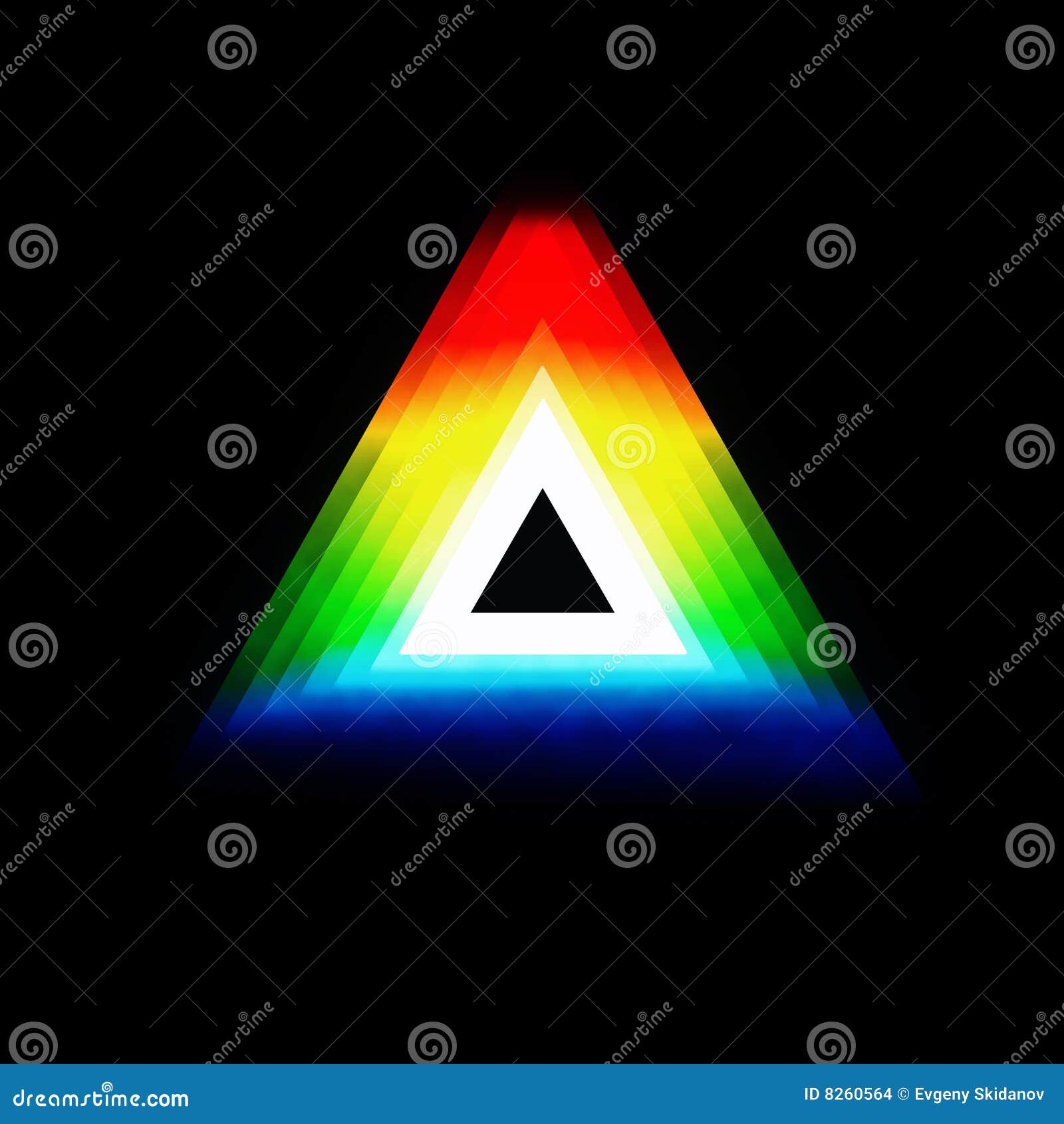 Colored triangle stock illustration. Illustration of dark - 8260564