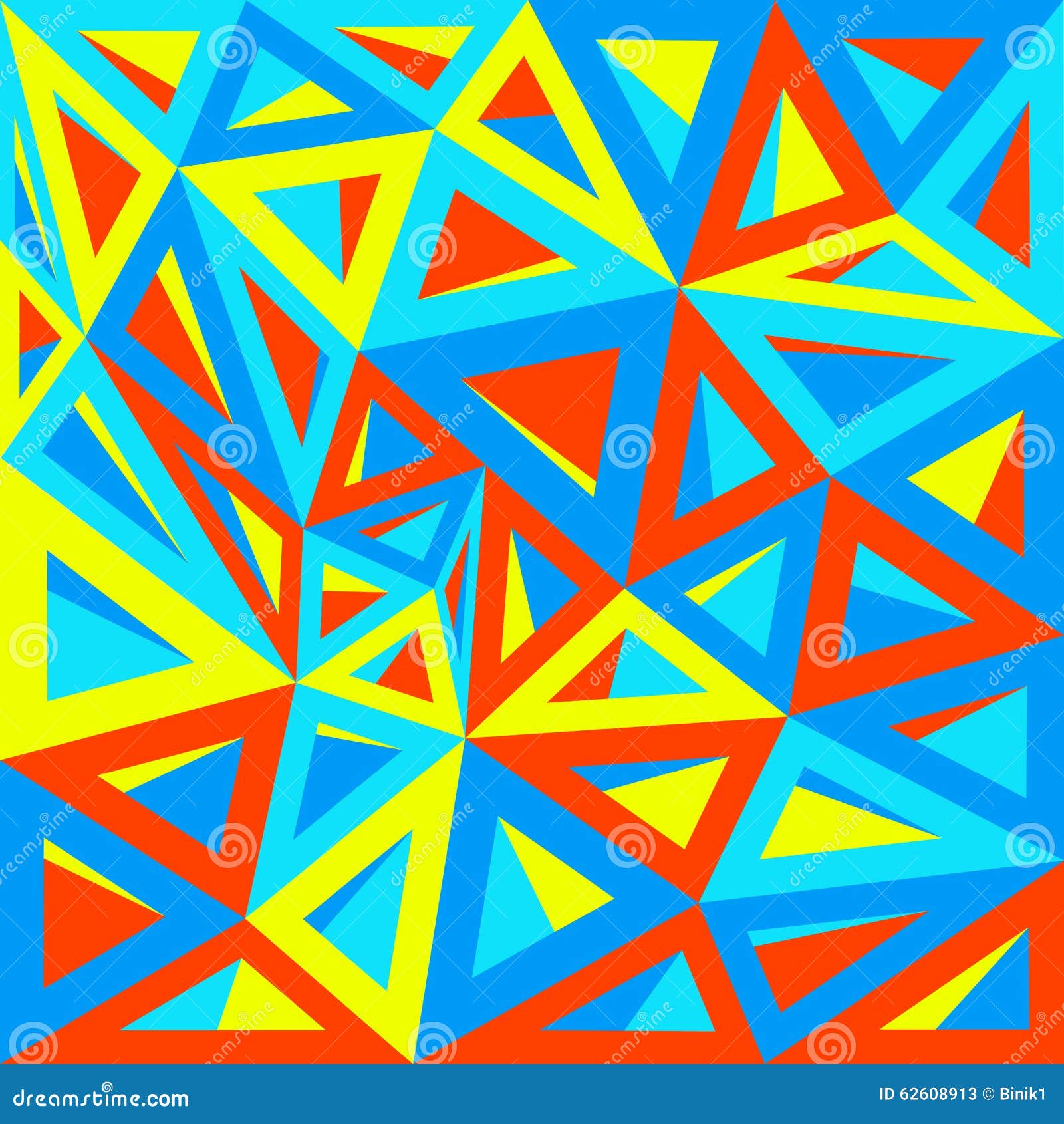 Colored Triangle Background Stock Illustration - Illustration of decor ...