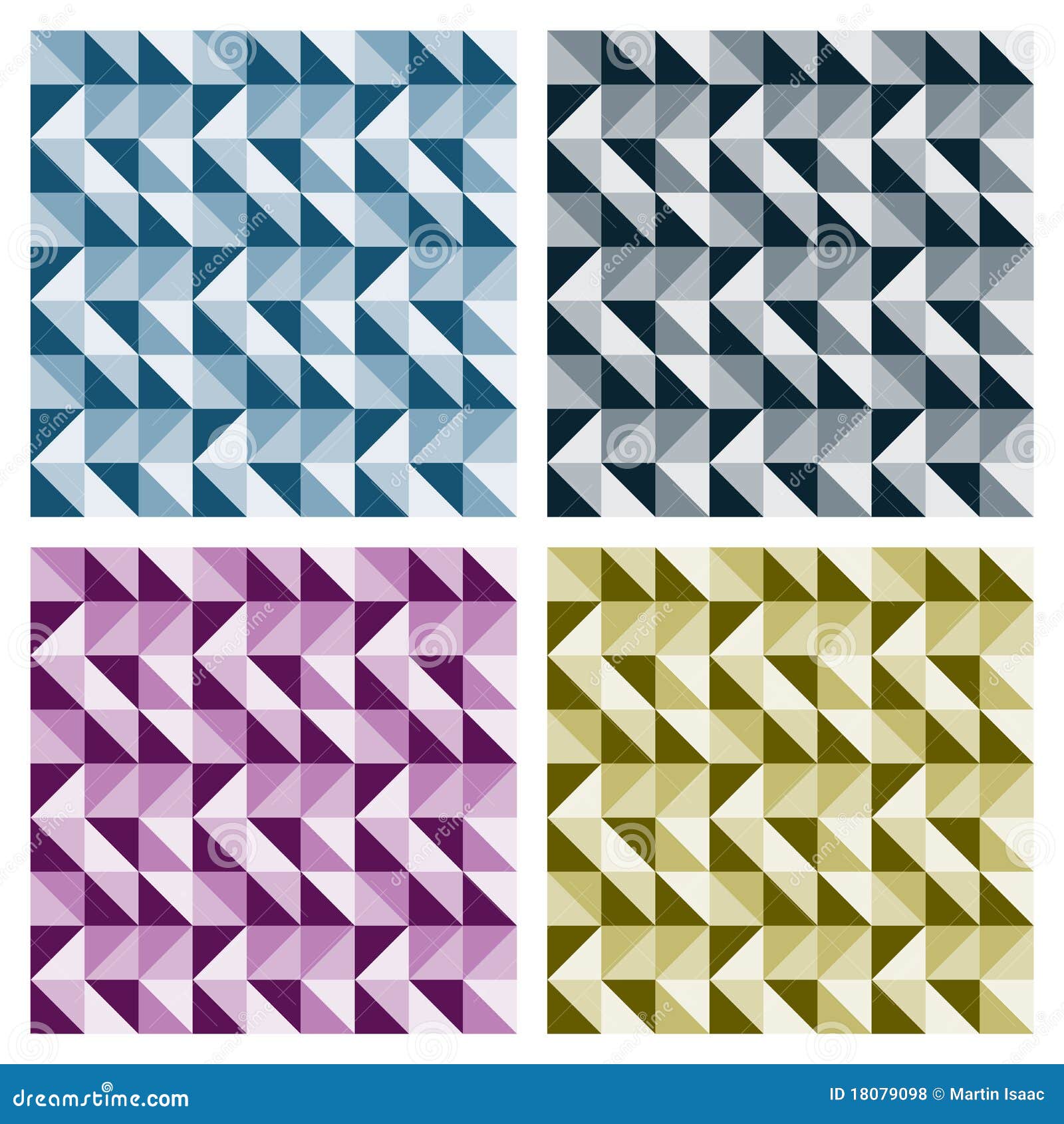 Colored Triangle Patterns stock vector. Illustration of purple - 18079098