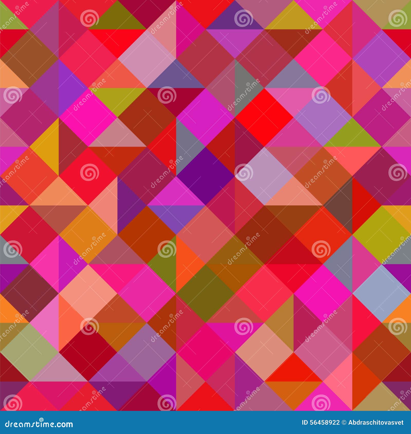 Colored triangles stock vector. Illustration of triangle - 56458922