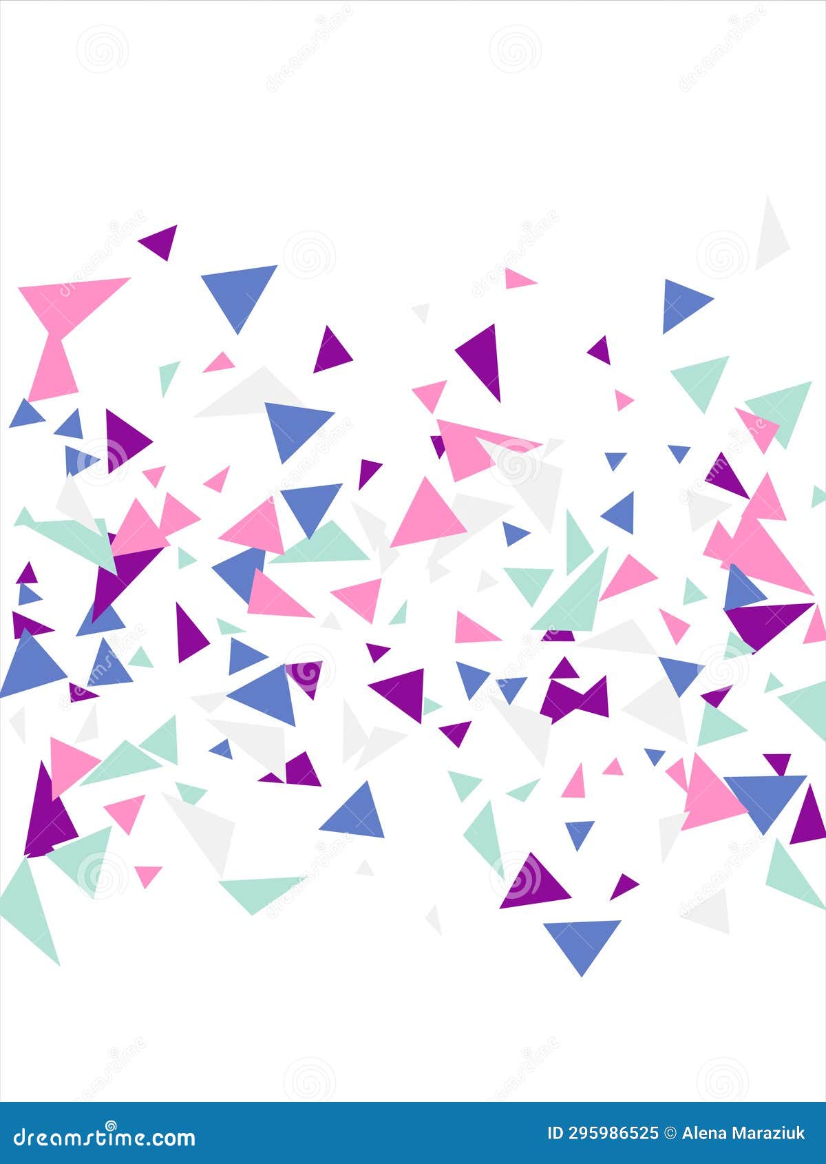 Colored Triangles Abstract Geometric Pattern with. Can Be Used As ...