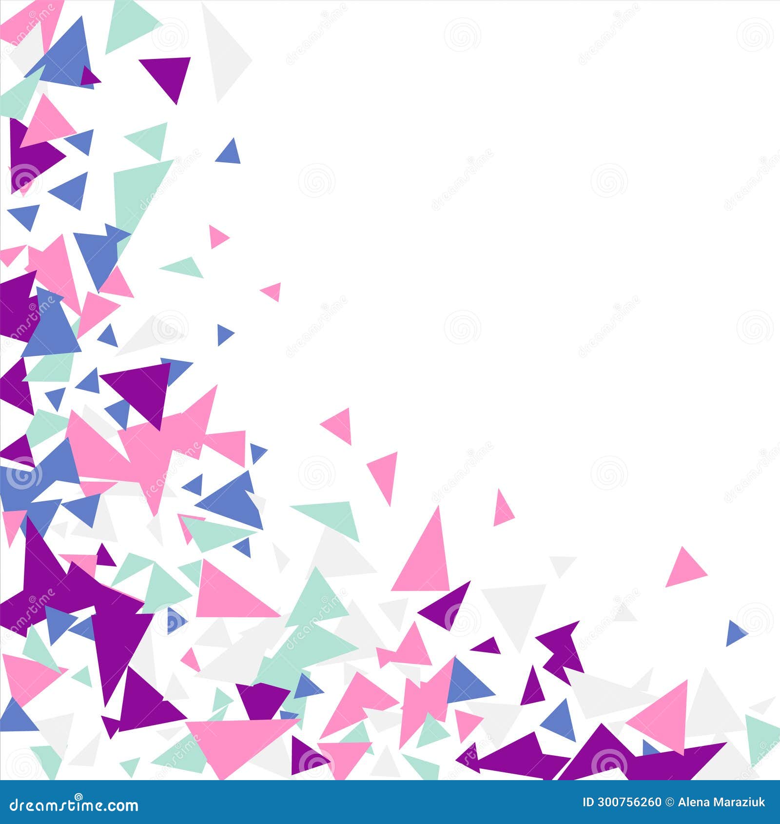 Colored Triangles Abstract Geometric Pattern with. Can Be Used As ...