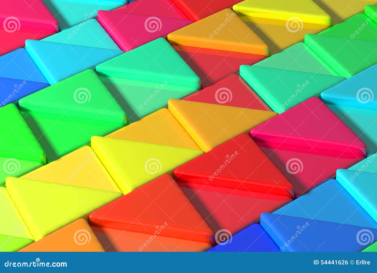 Colored triangles stock illustration. Illustration of concept - 54441626