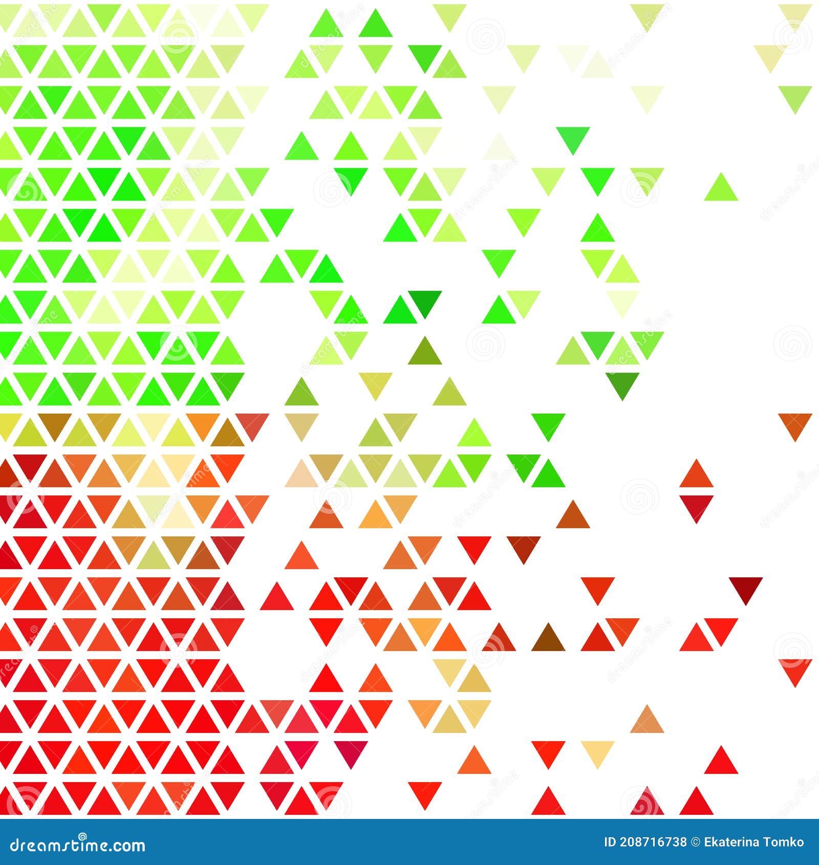 Colored Triangles. Layout for Advertising. Vector Image. Abstract ...