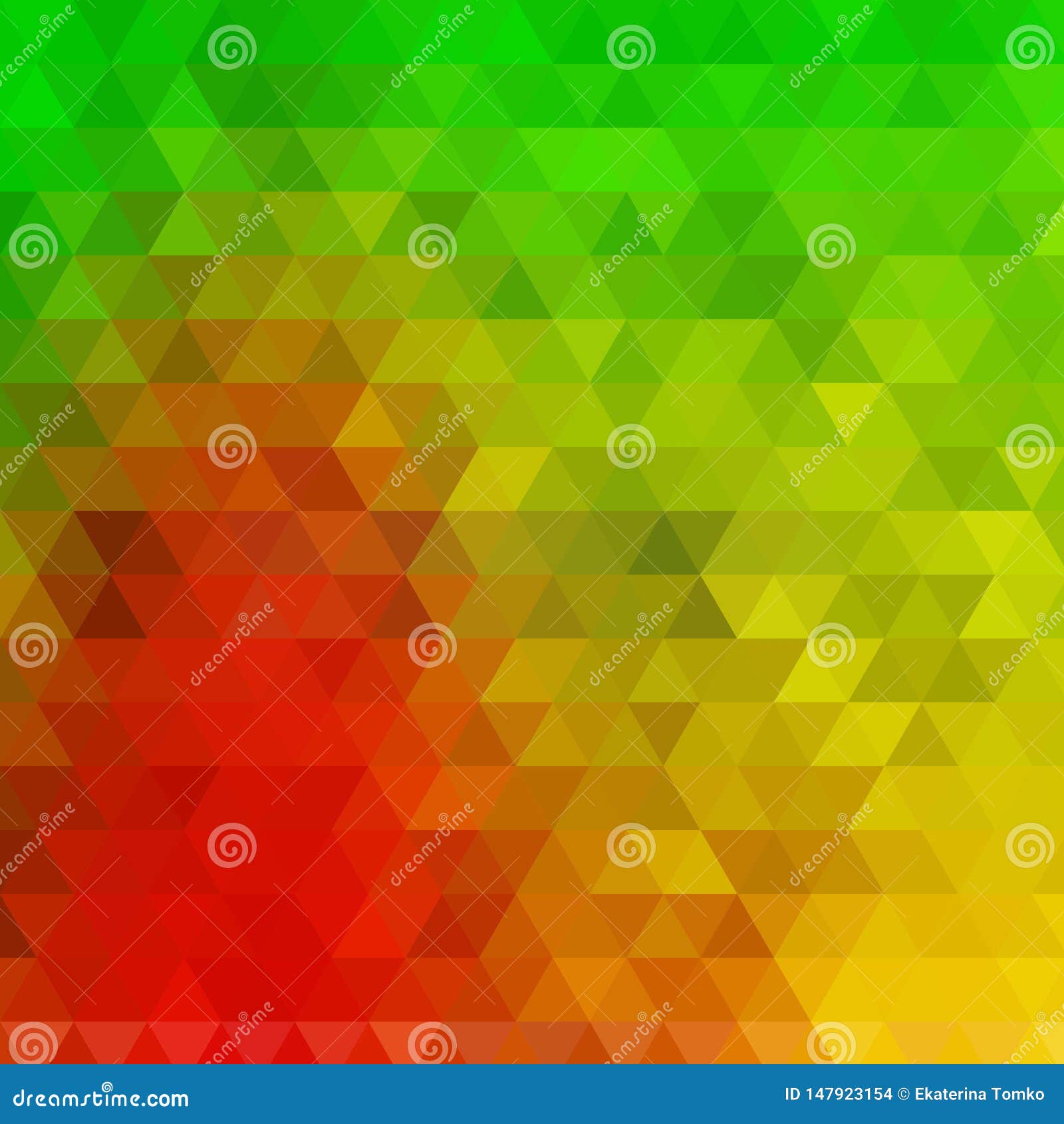 Colored Triangles. Layout for Advertising. Vector Image. Abstract ...