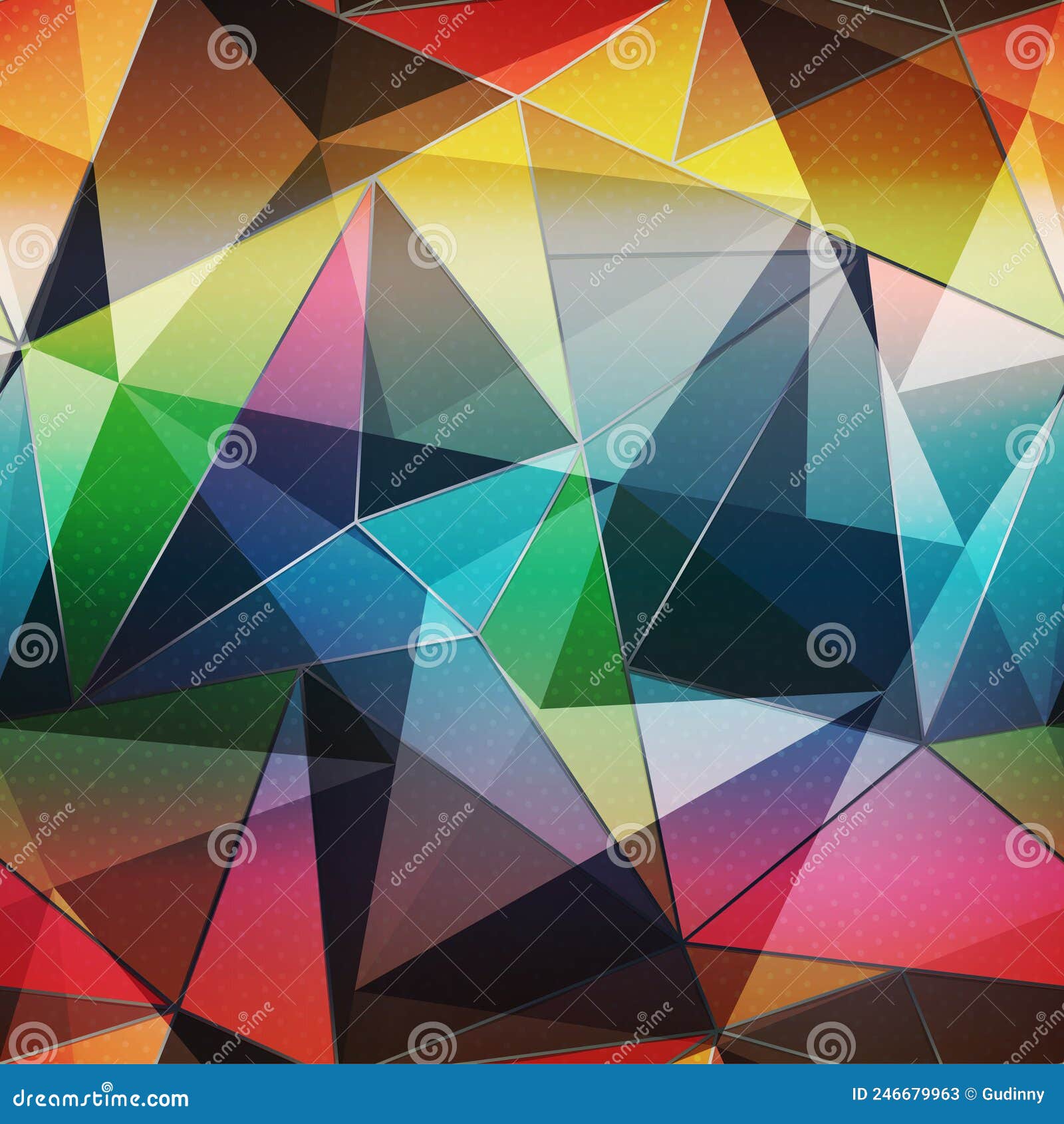Colored Triangles Stock Photography | CartoonDealer.com #54441626
