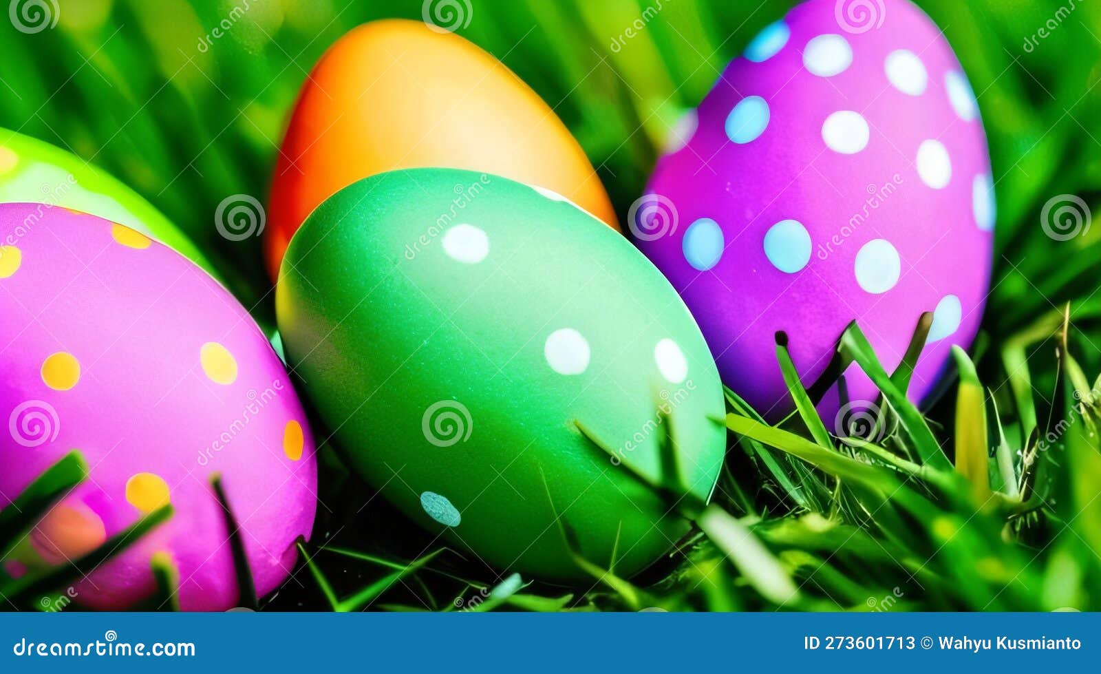 Colored Variations of Easter Egg Hunt Eggs Stock Illustration ...