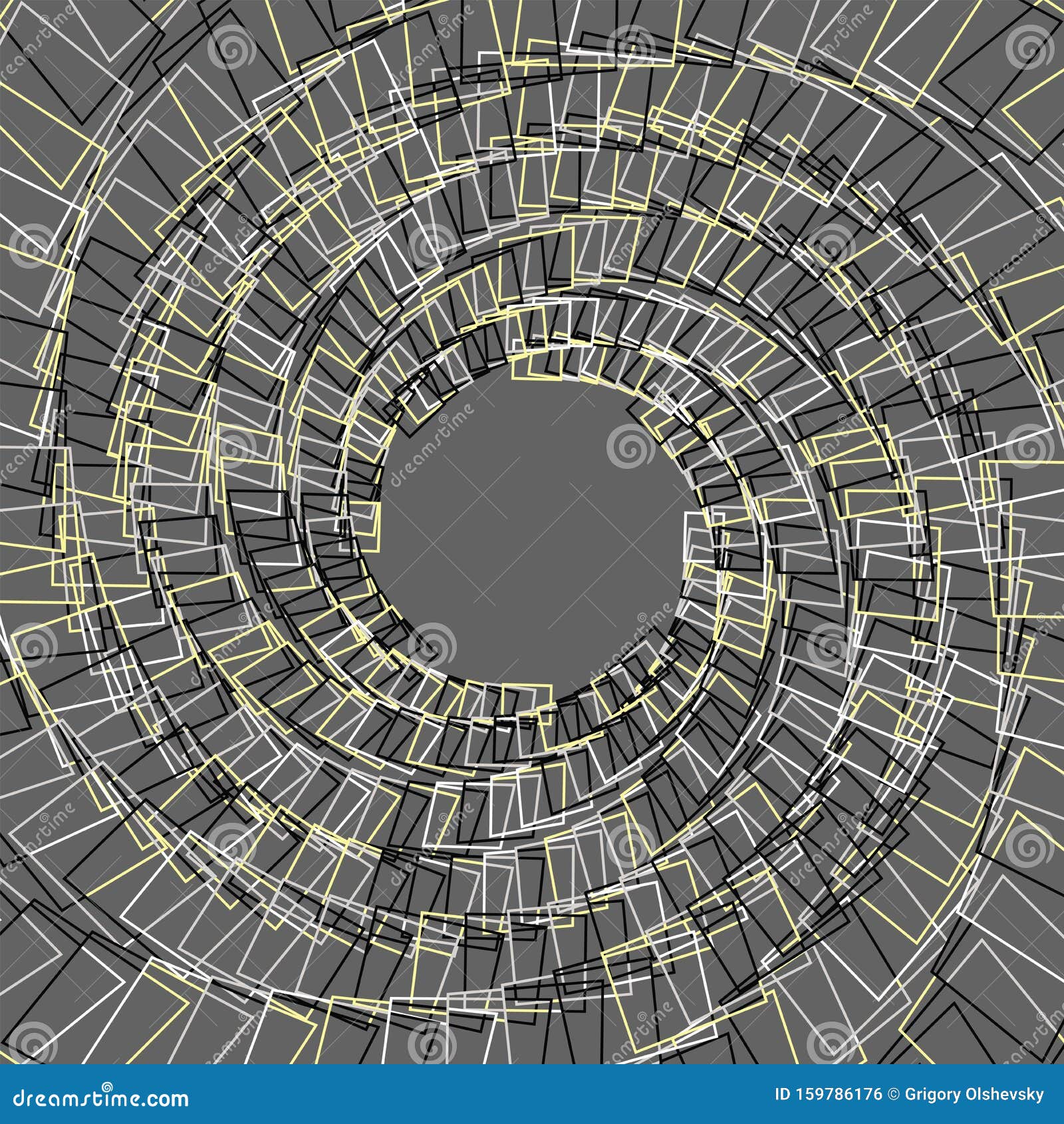 Colored Vector Spiral Pattern or Texture Stock Vector - Illustration of ...