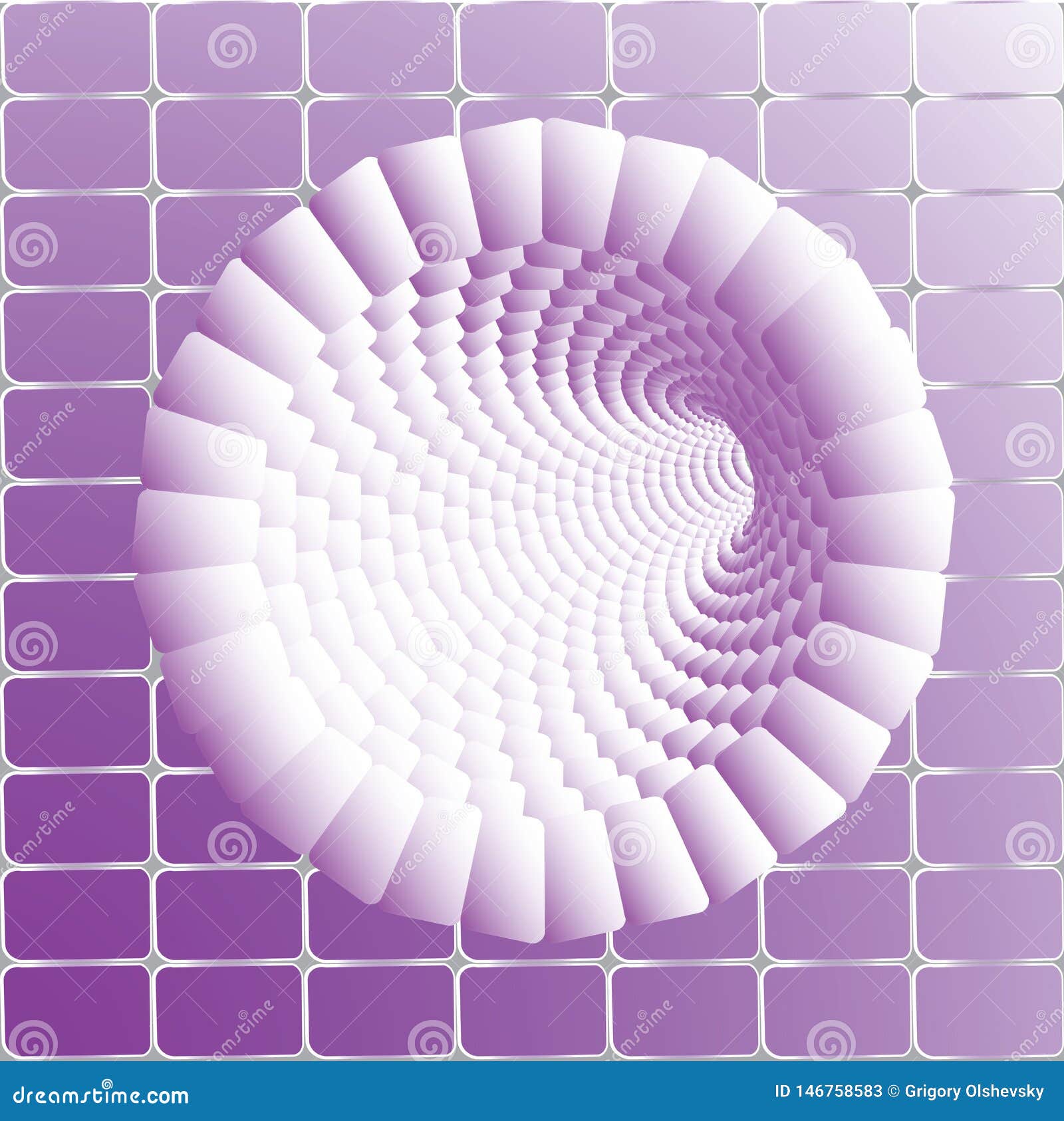 Colored Vector Spiral Pattern or Texture Stock Vector - Illustration of ...